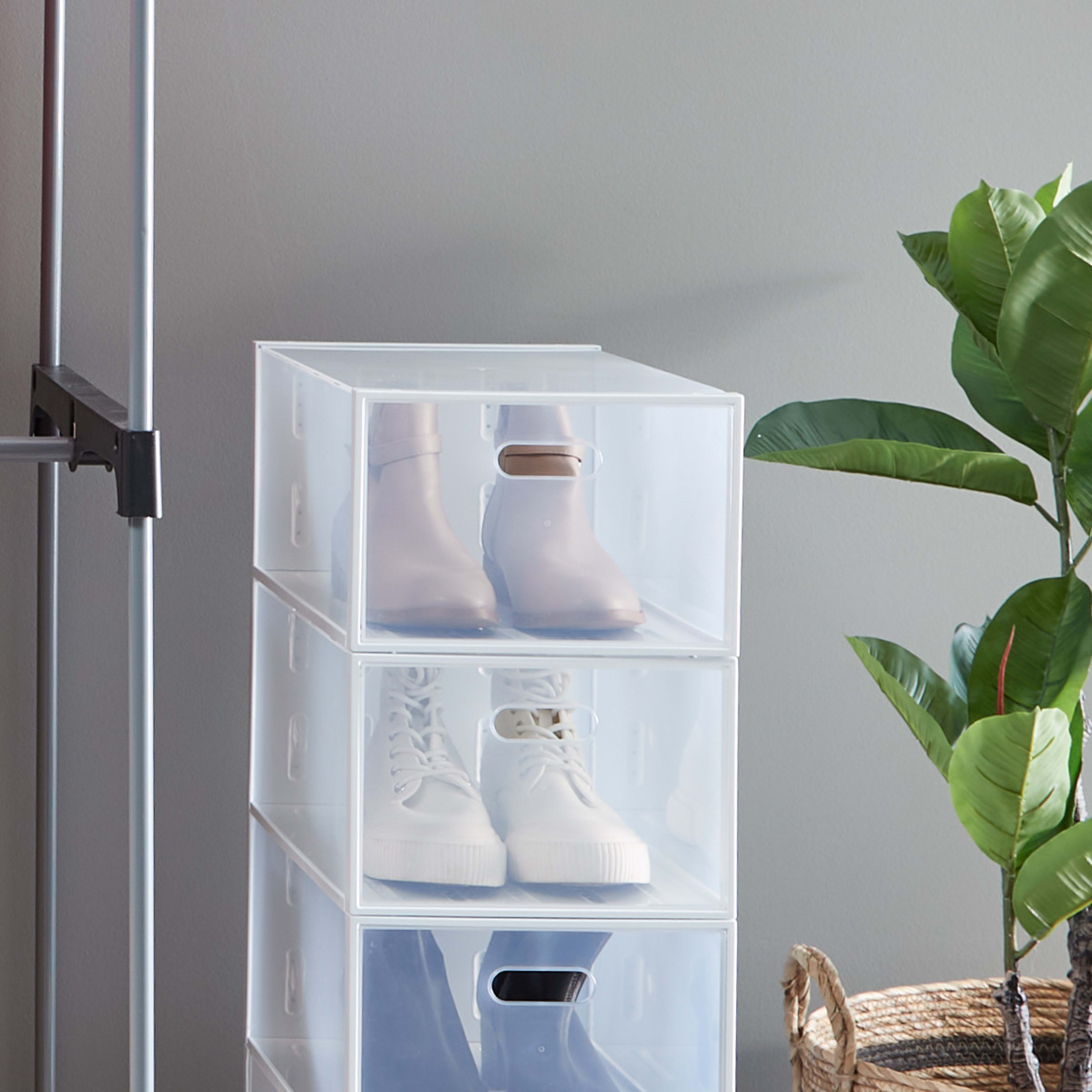Small Plastic Shoe Storage Box - Kmart