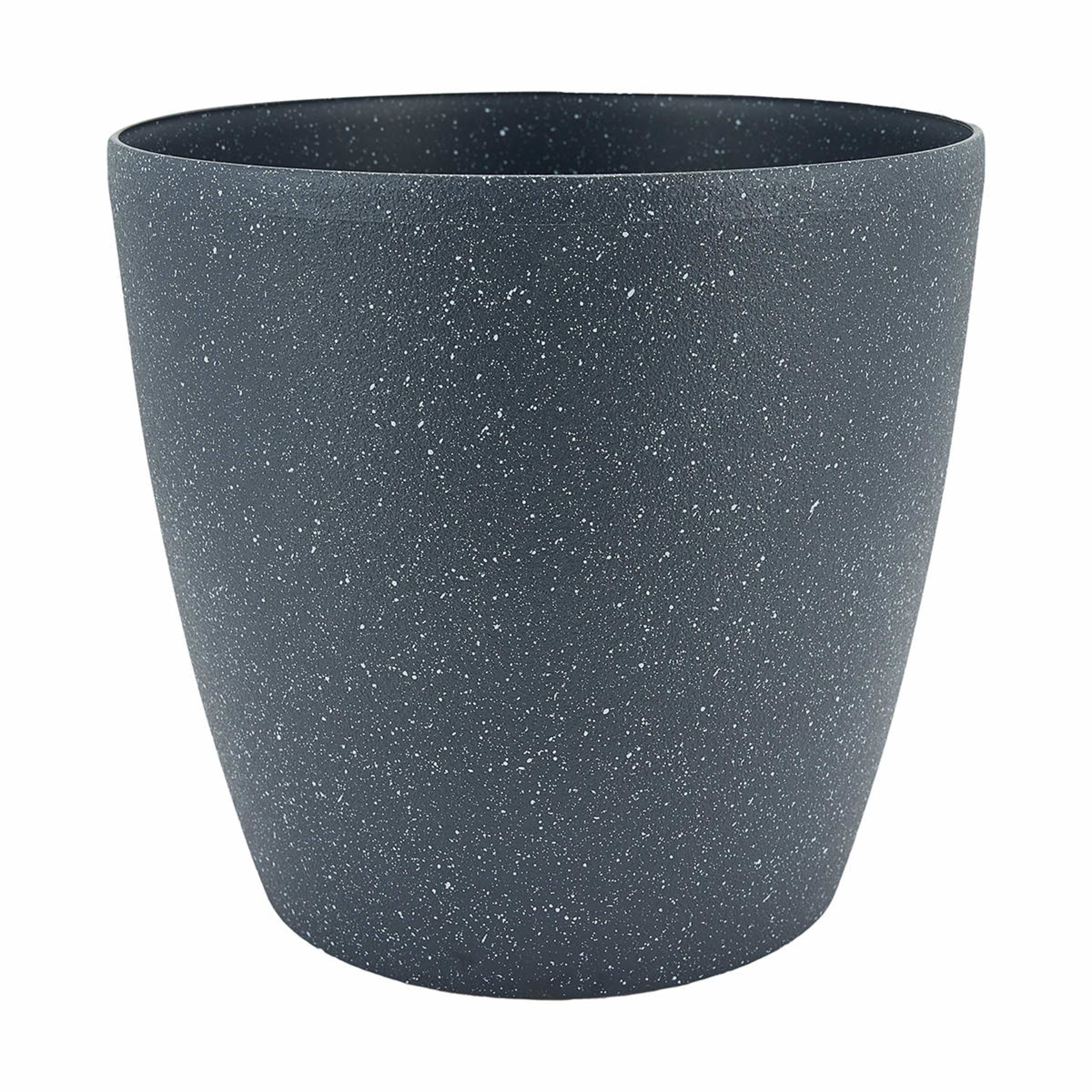 28cm Textured Pot - Grey - Kmart