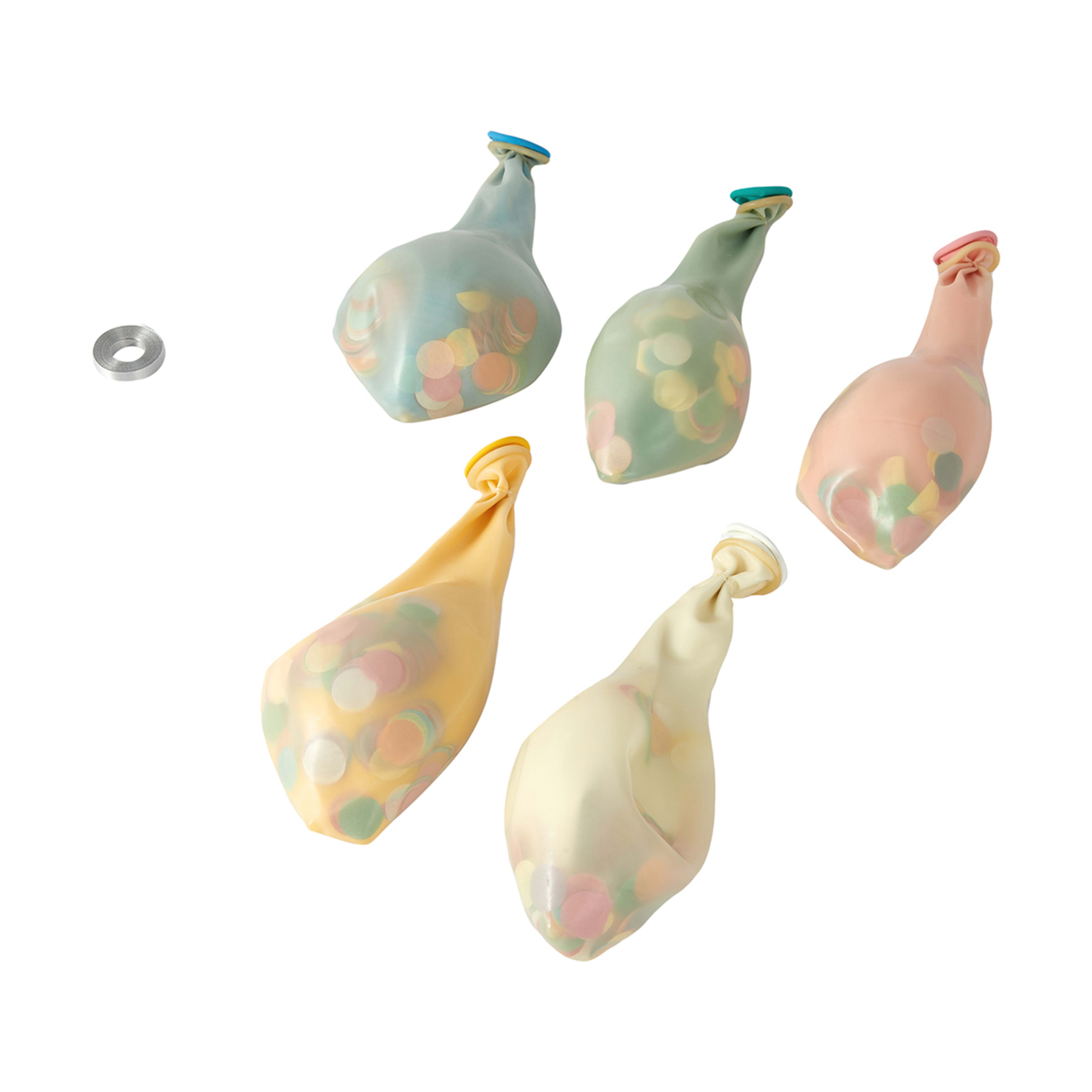 5 Pack Confetti Balloons - Kmart