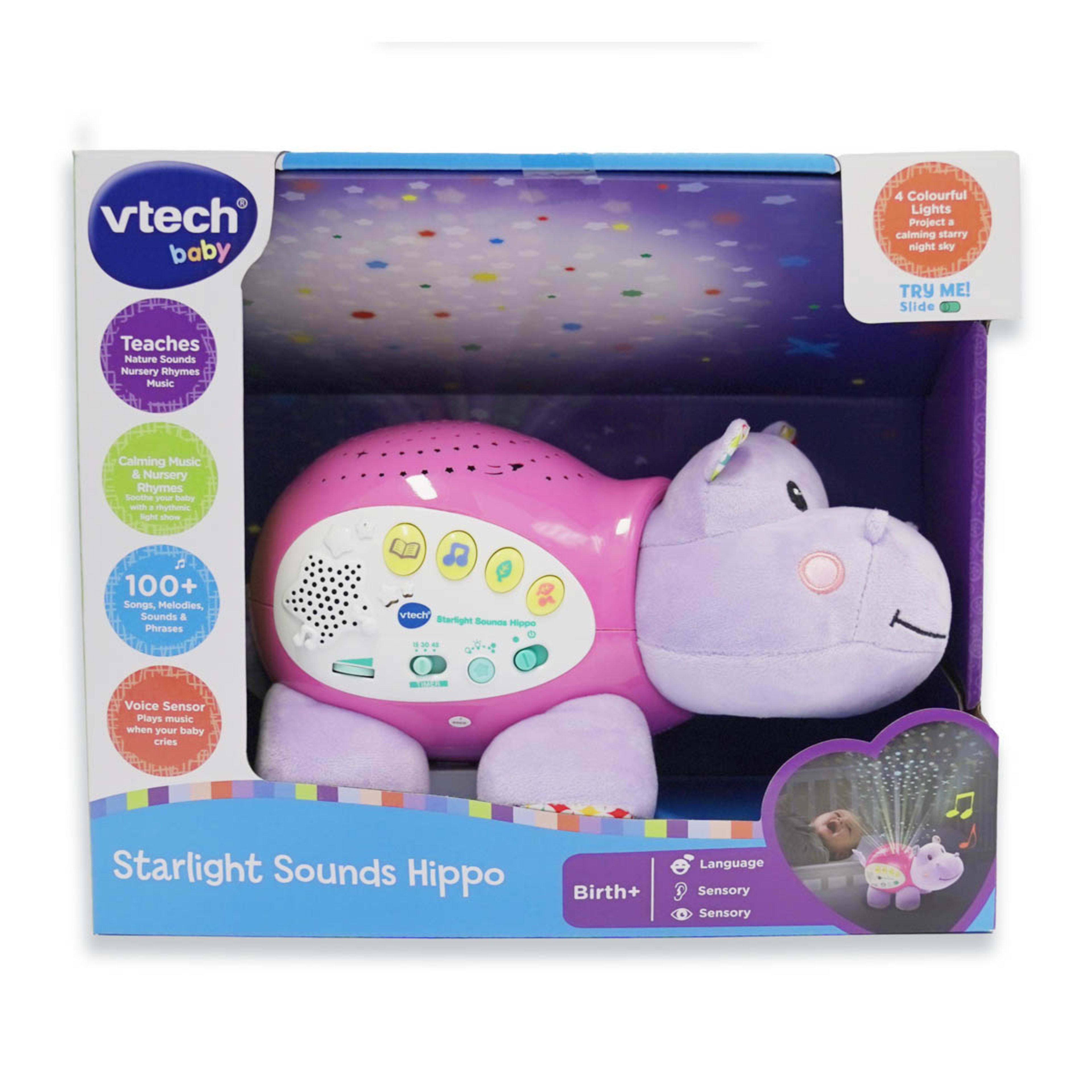 VTech Starlight Sounds Hippo - Kmart