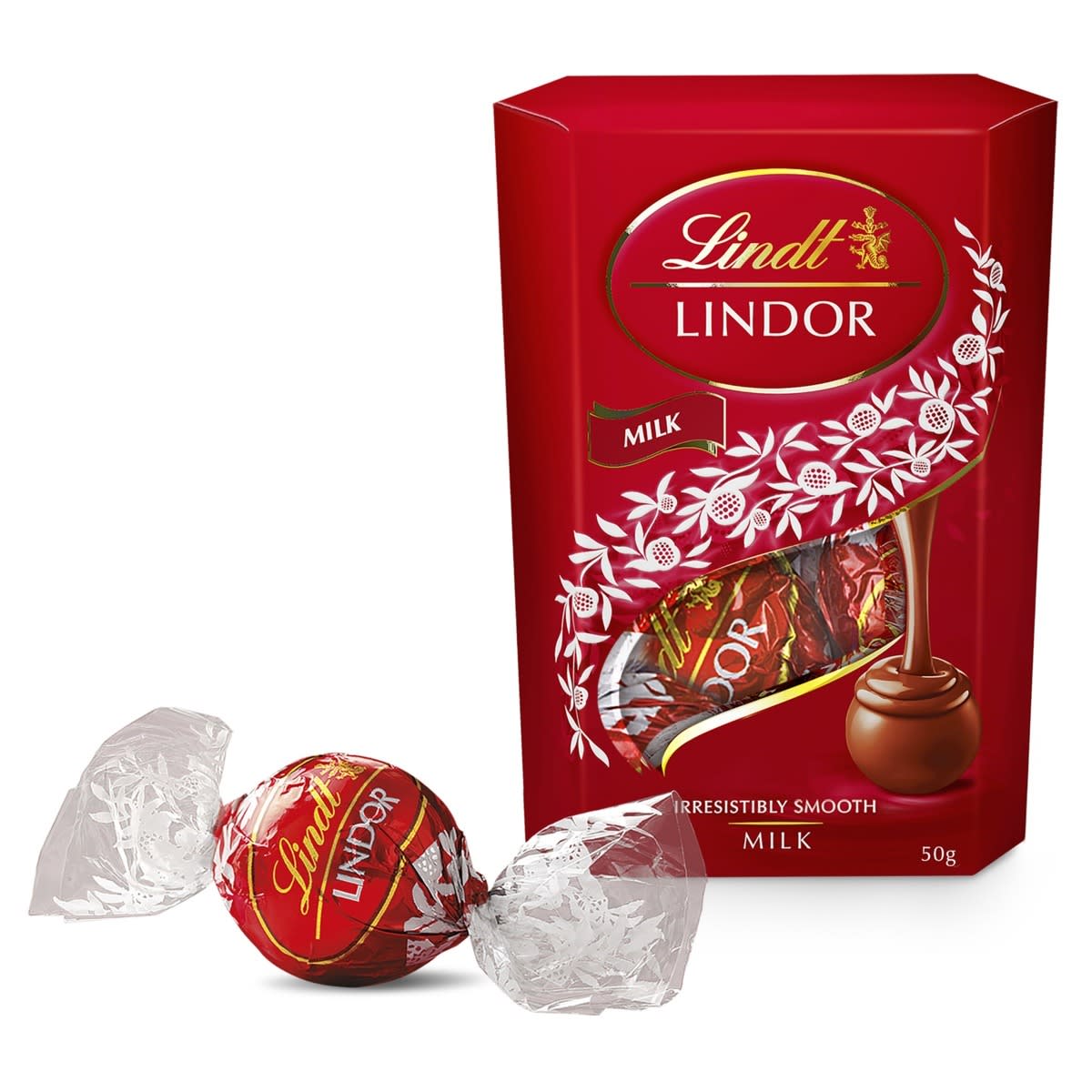 Lindt LINDOR Milk Chocolate Cornet 50g - Kmart