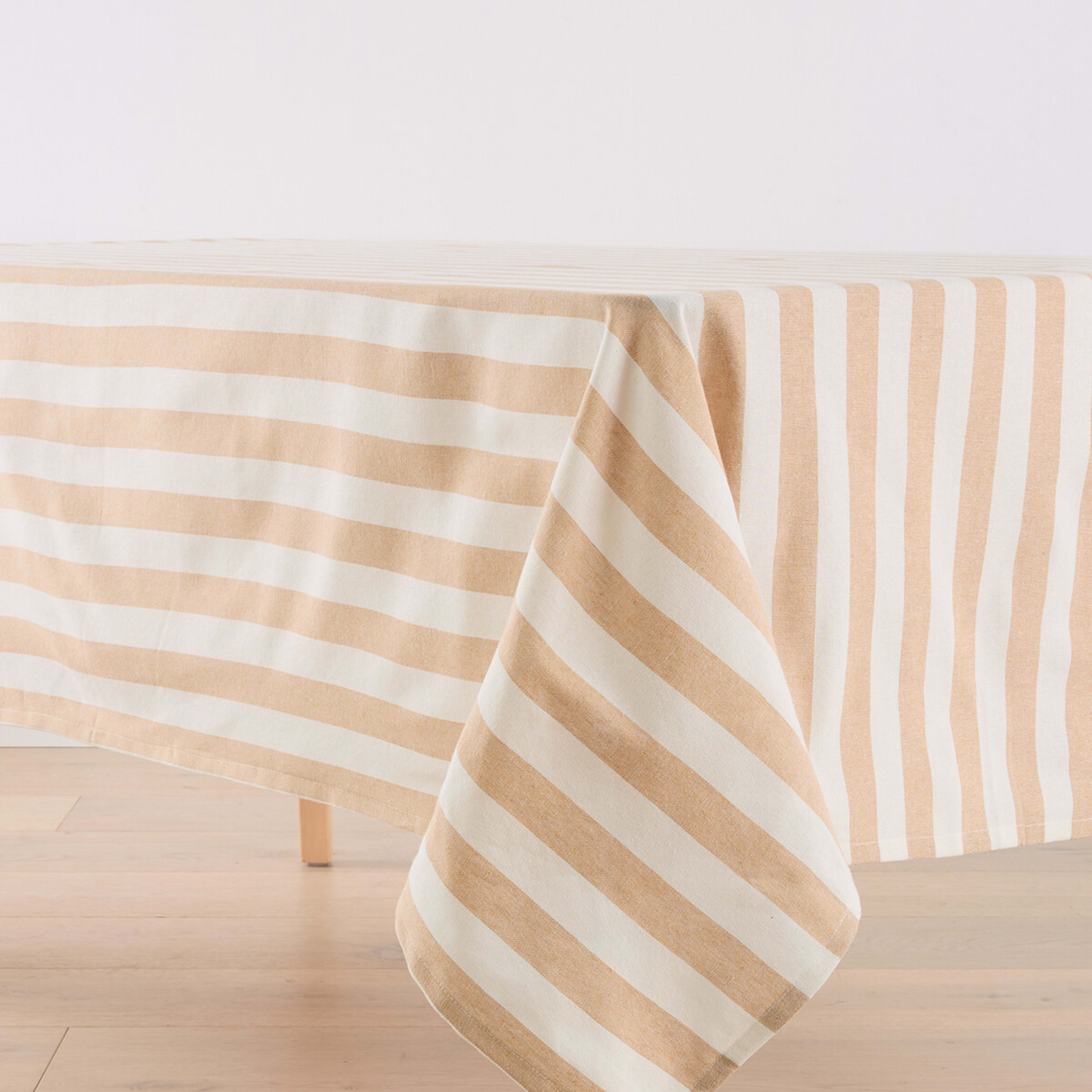Natural Stripe Tablecloth - Kmart