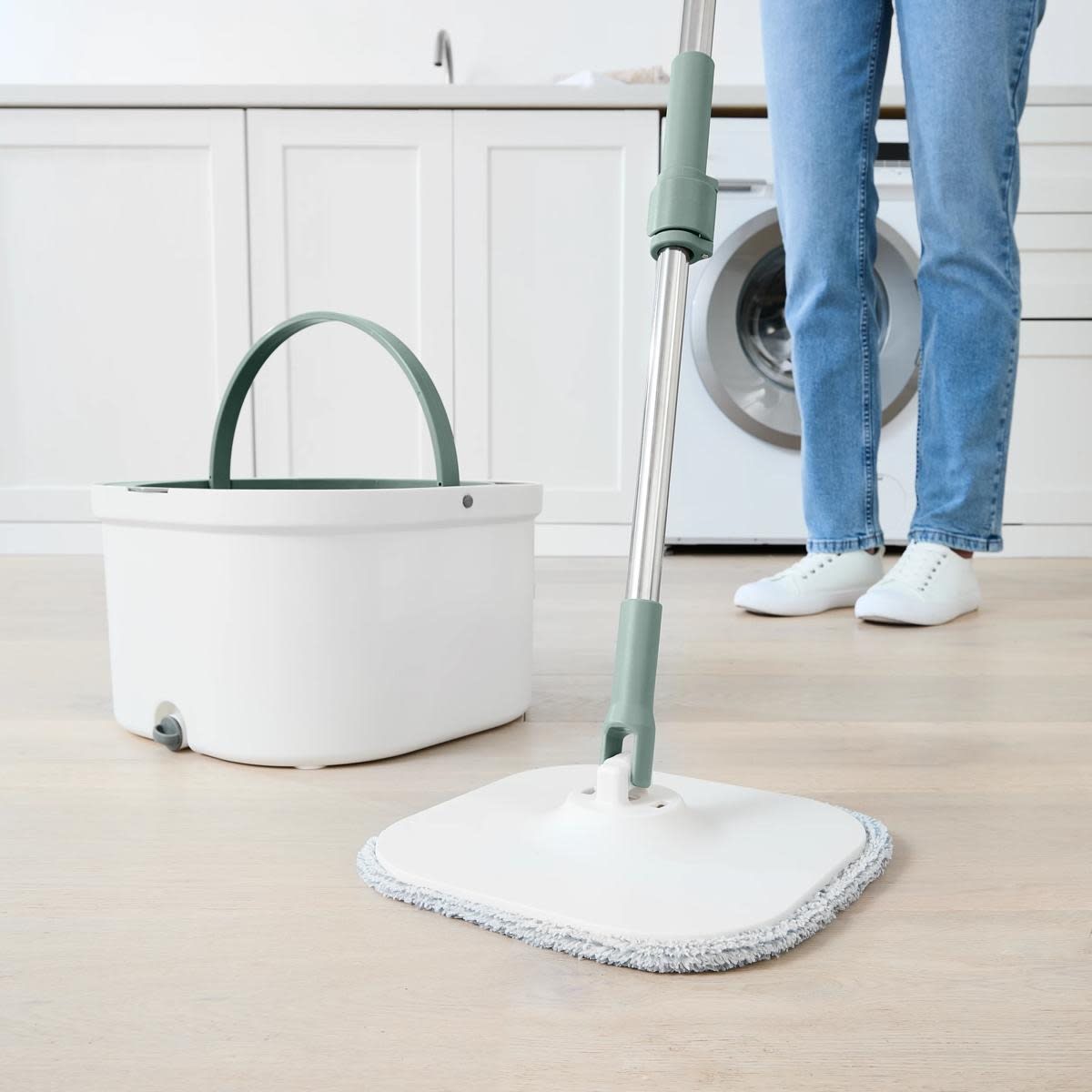 Dual Section Spin Mop Set - Kmart