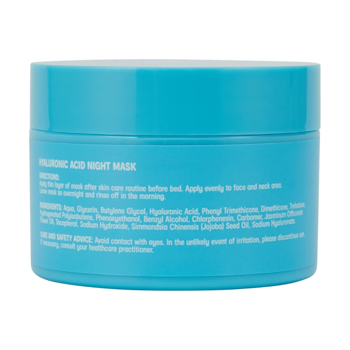Moisturise & Hydrate Night Mask 50ml - 2% Hyaluronic Acid - Kmart