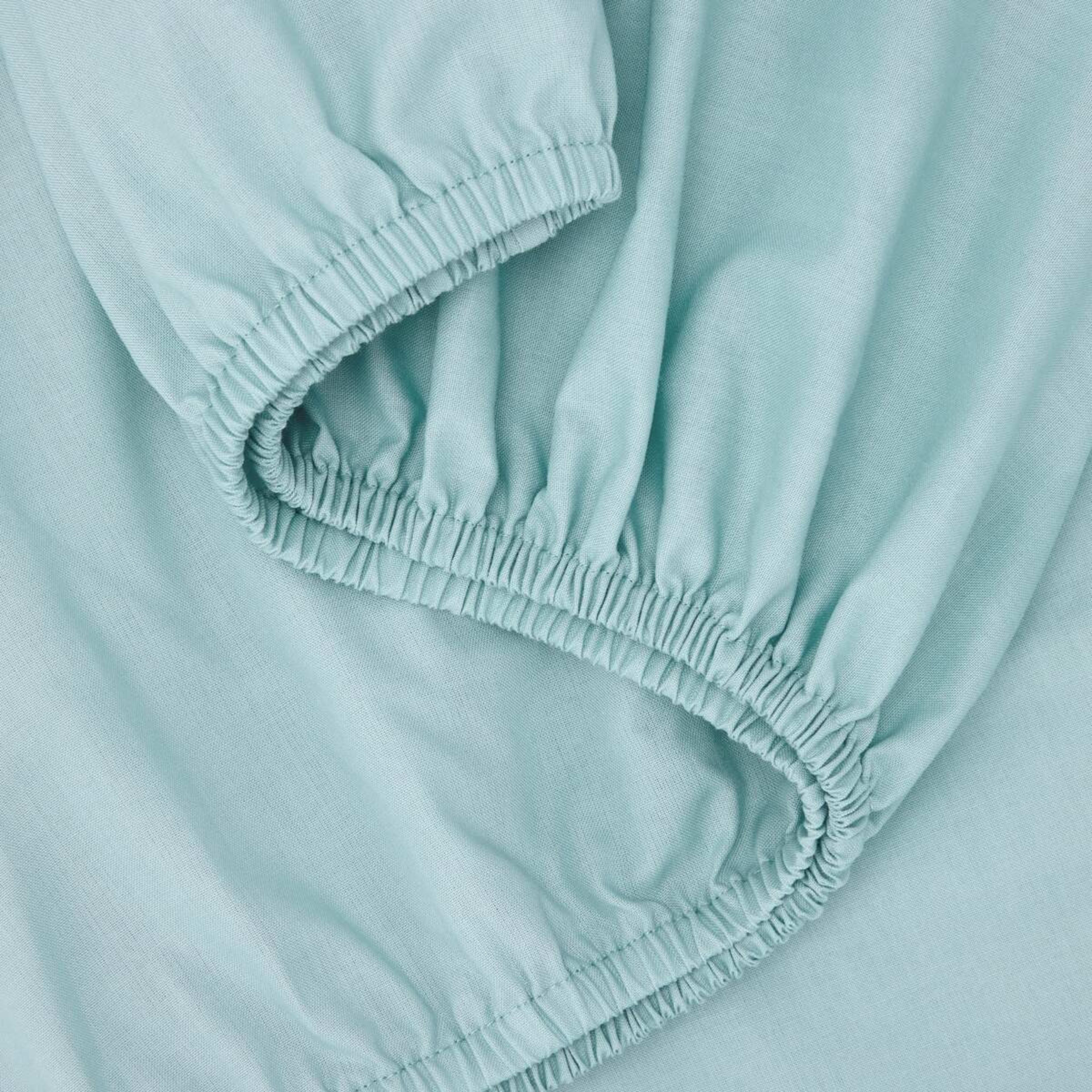 180 Thread Count Fitted Sheet - Single Bed, Marine - Kmart