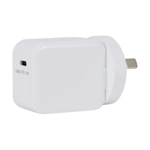 Wall Charger USB-C Fast Charging - White - Kmart
