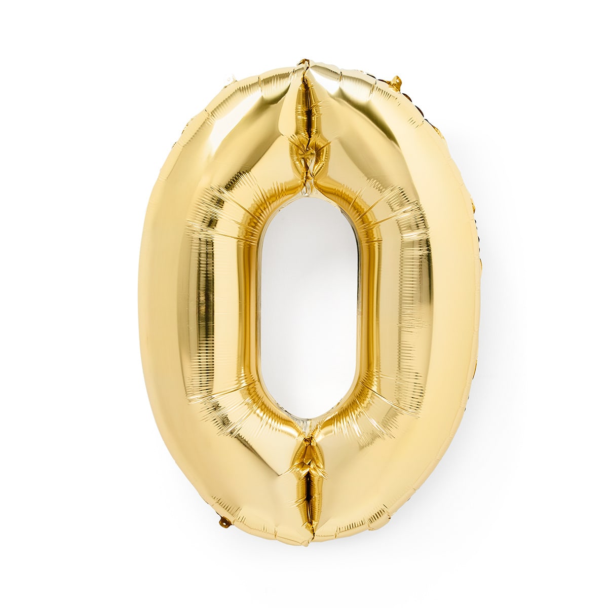 Gold Look Giant Number 0 Foil Balloon - Kmart