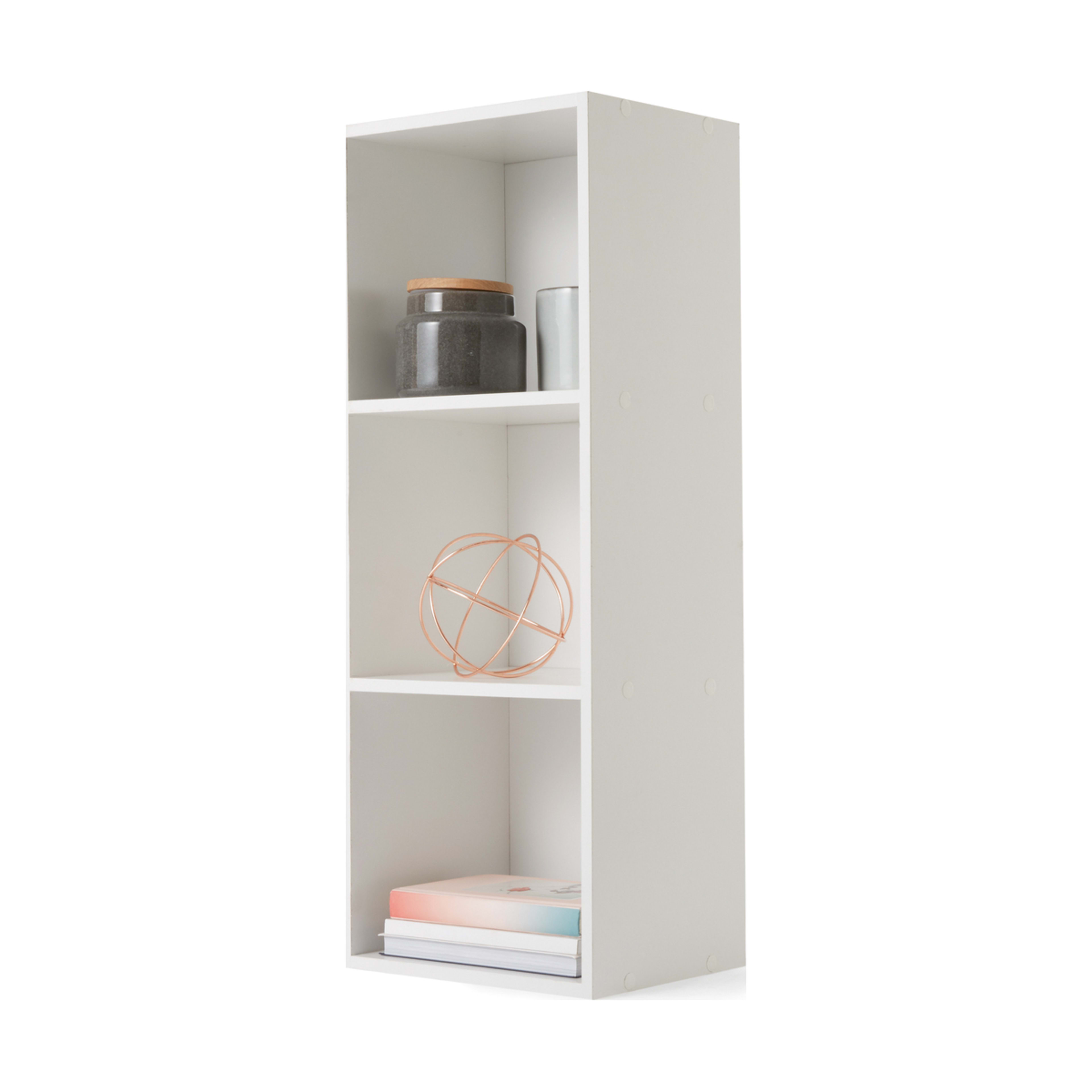 3 Tier Bookshelf White - Kmart
