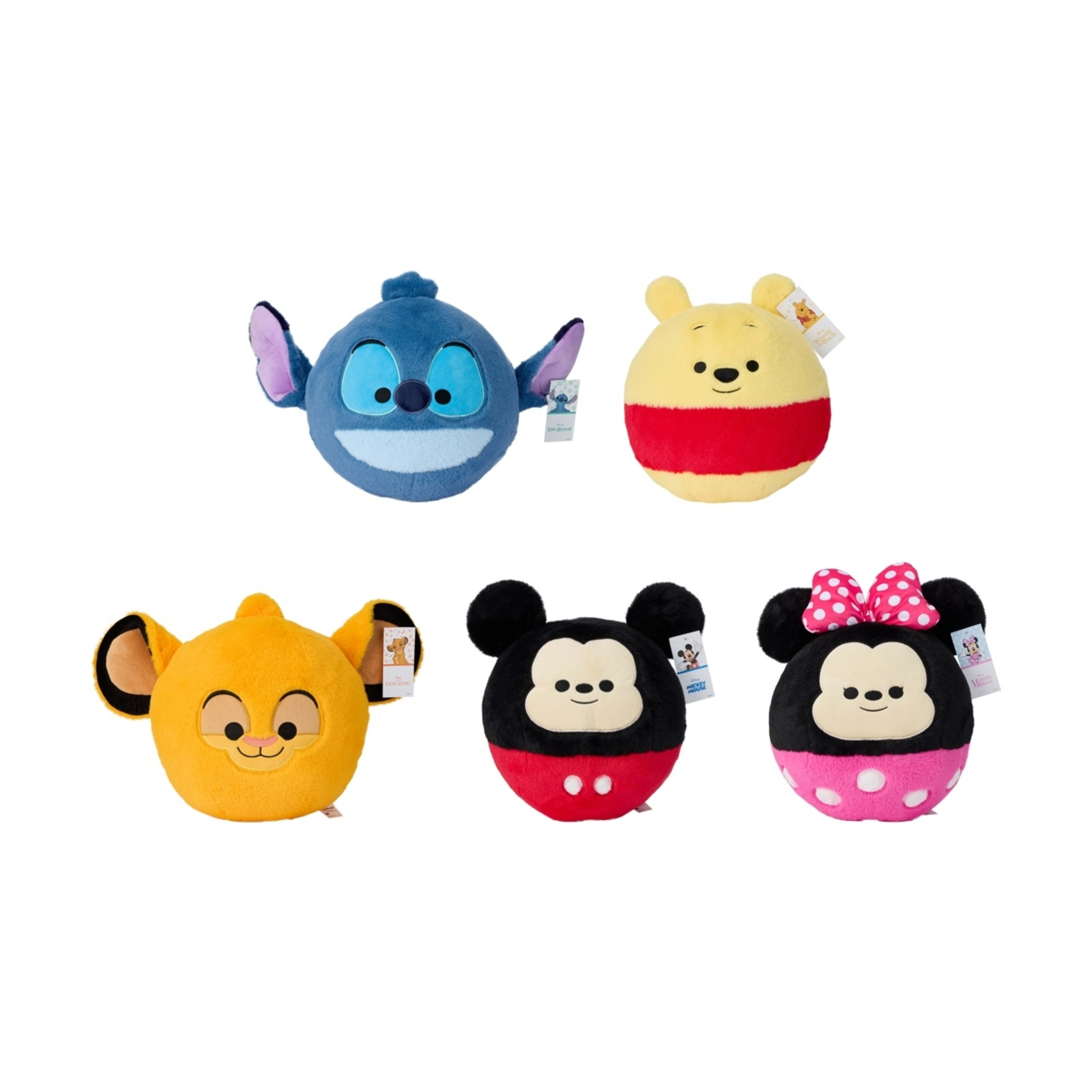 Disney Round Large Plush Toy - Assorted - Kmart