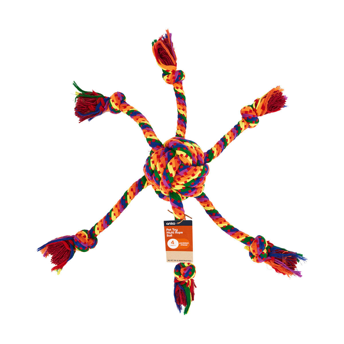 Pet Toy Multi Rope Ball - Kmart