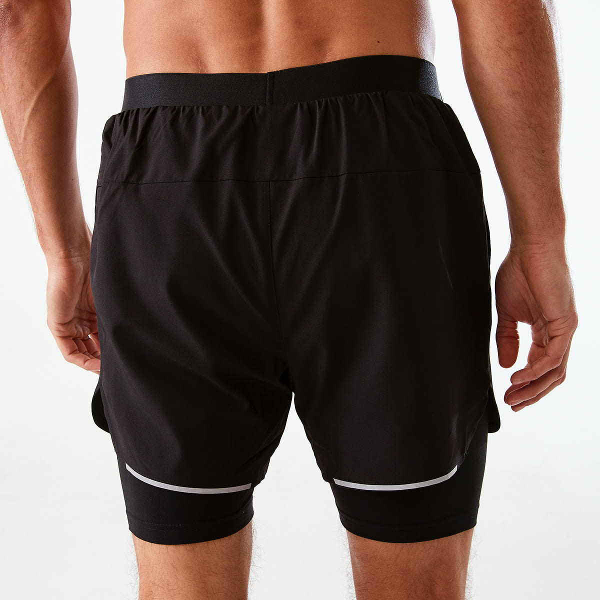 Active Mens Dual Layer Shorts - Kmart