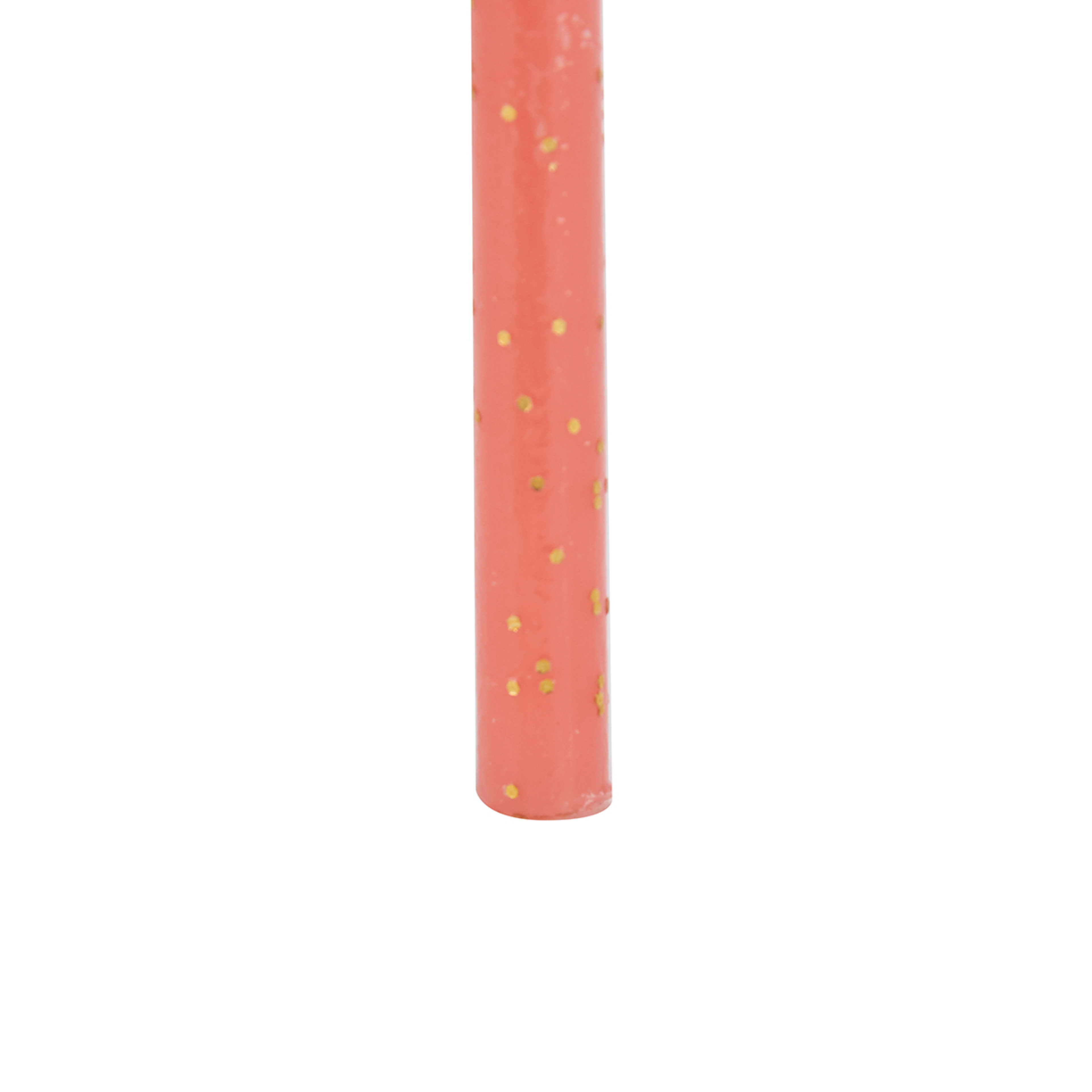 10 Pack Glitter Candles - Pink - Kmart