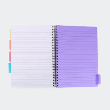 250 Page A4 5 Tab Notebook - Black - Kmart NZ