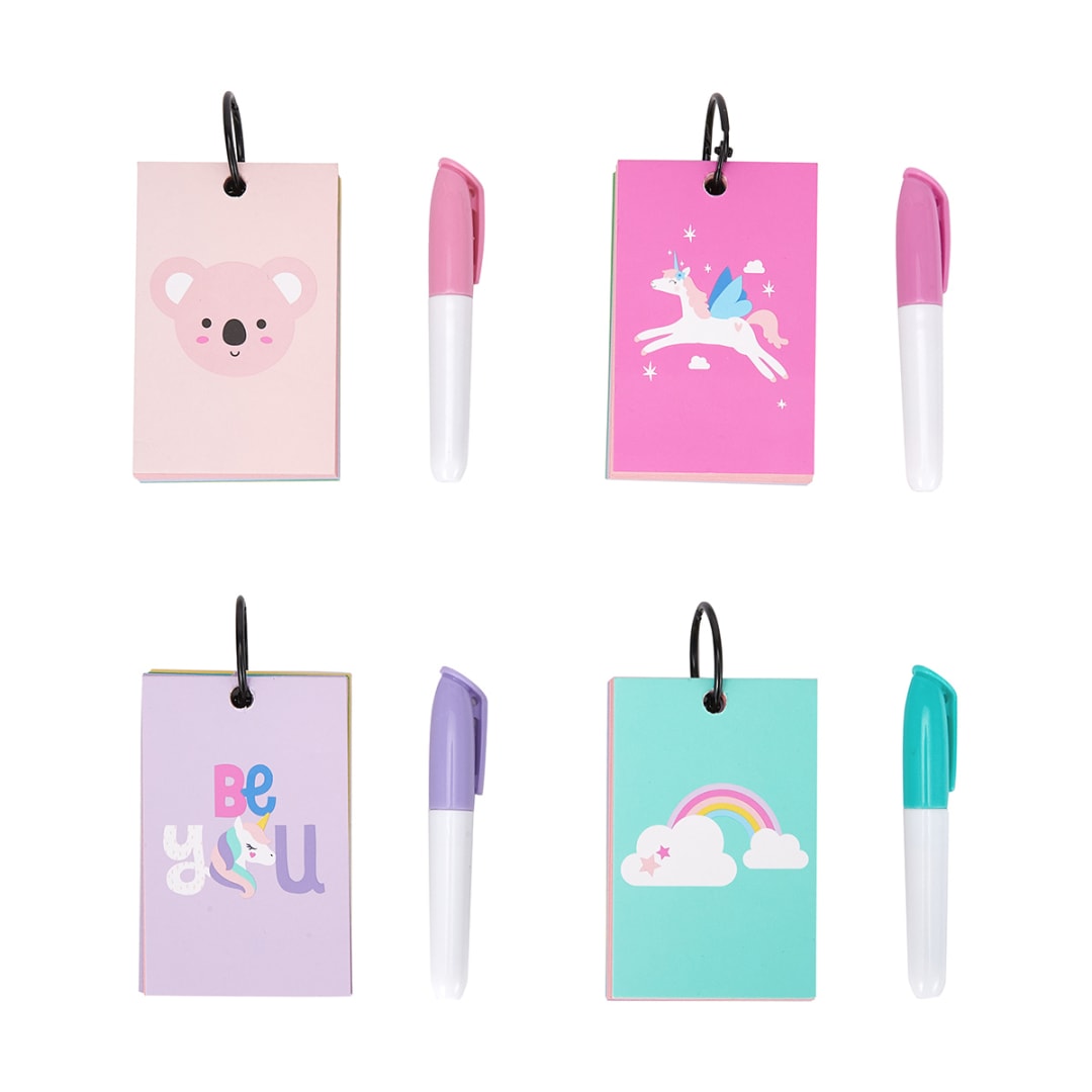Marker & Notepad Set - Assorted - Kmart