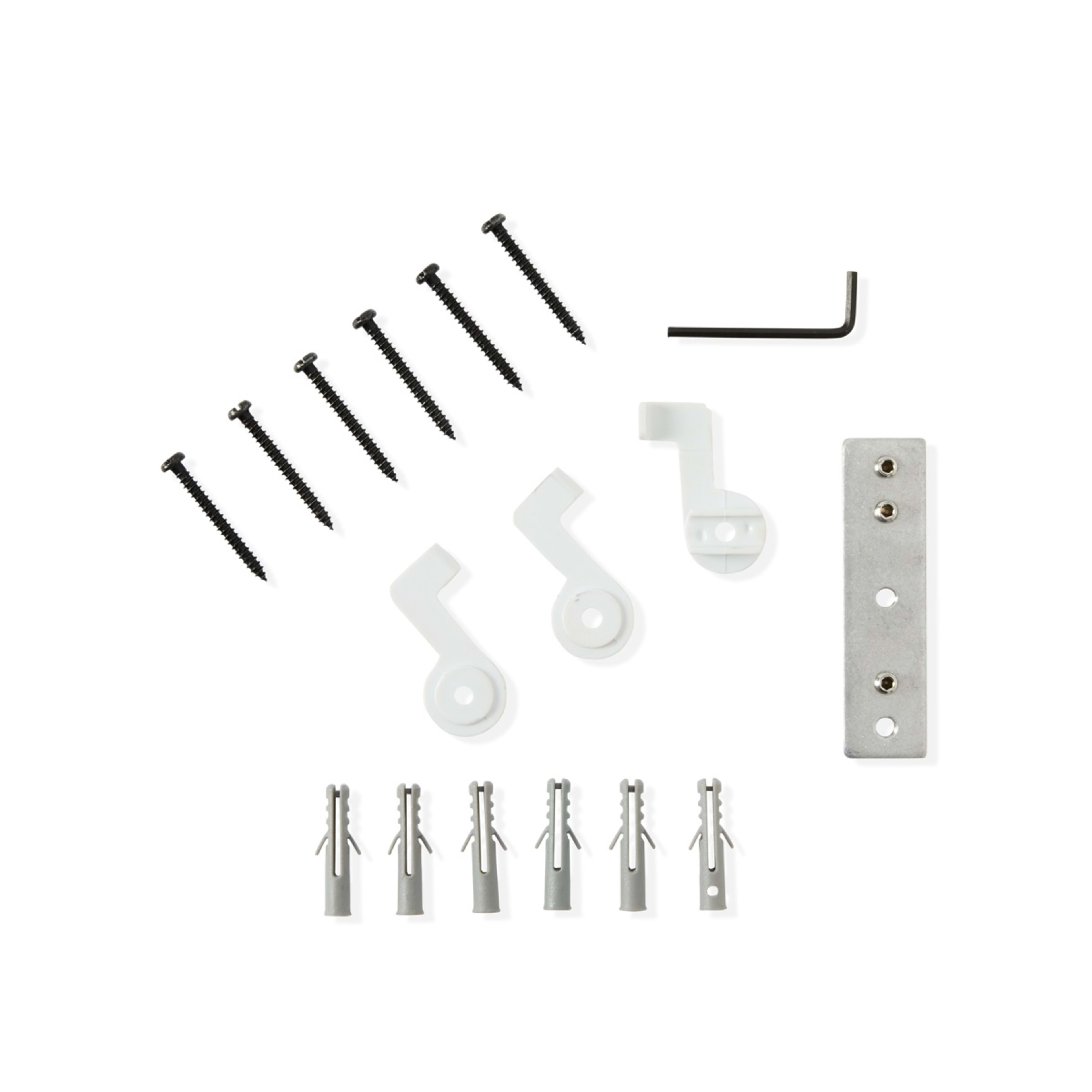 S-Fold Curtain Track - White - Kmart