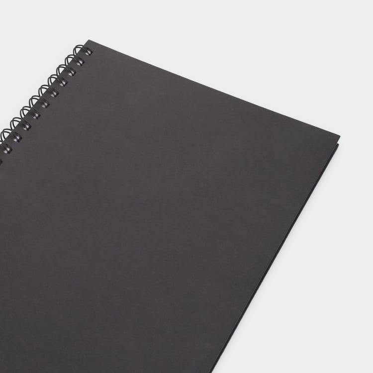 A4 Spiral Notebook - Black - Kmart NZ