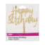 Gold Look Happy Birthday Cake Topper - Kmart