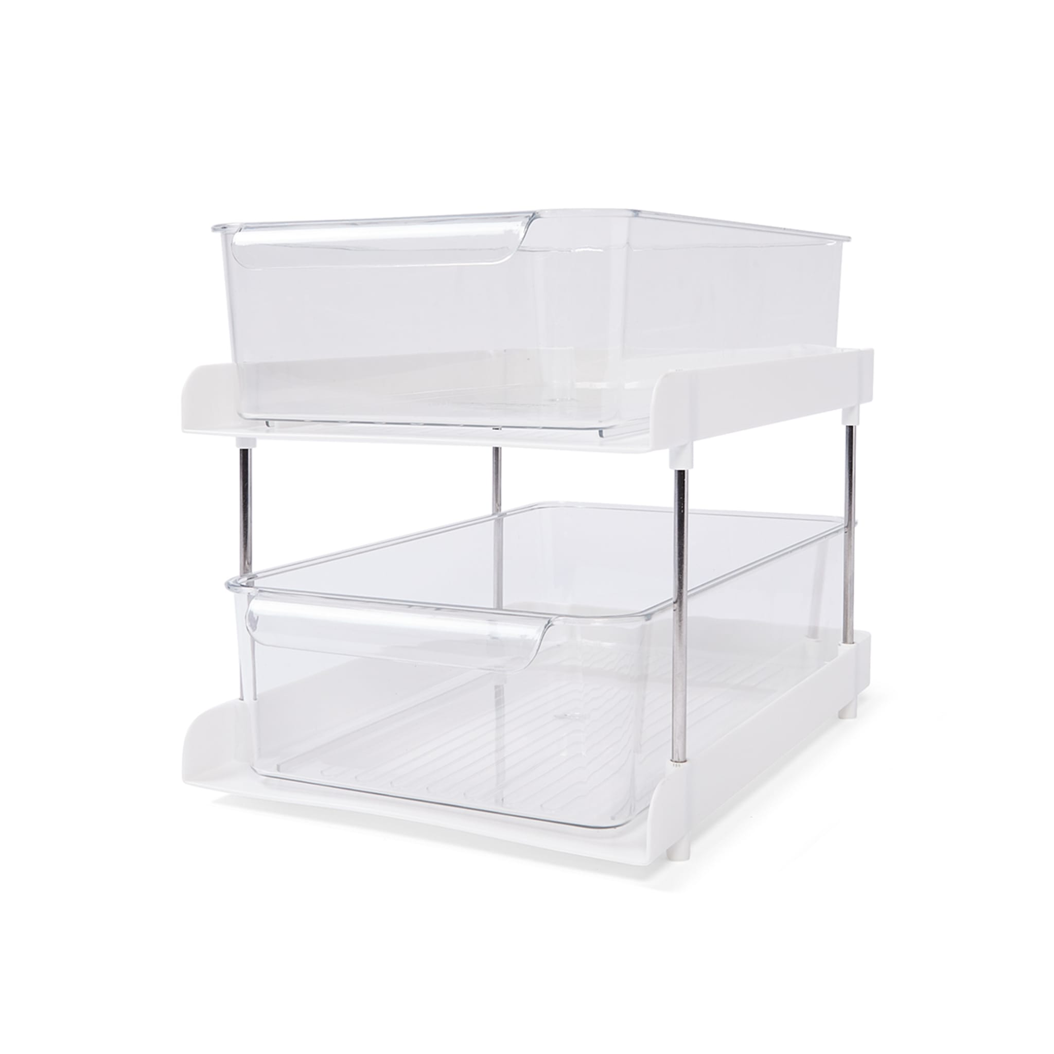 2 Tier Storage Drawers - Kmart