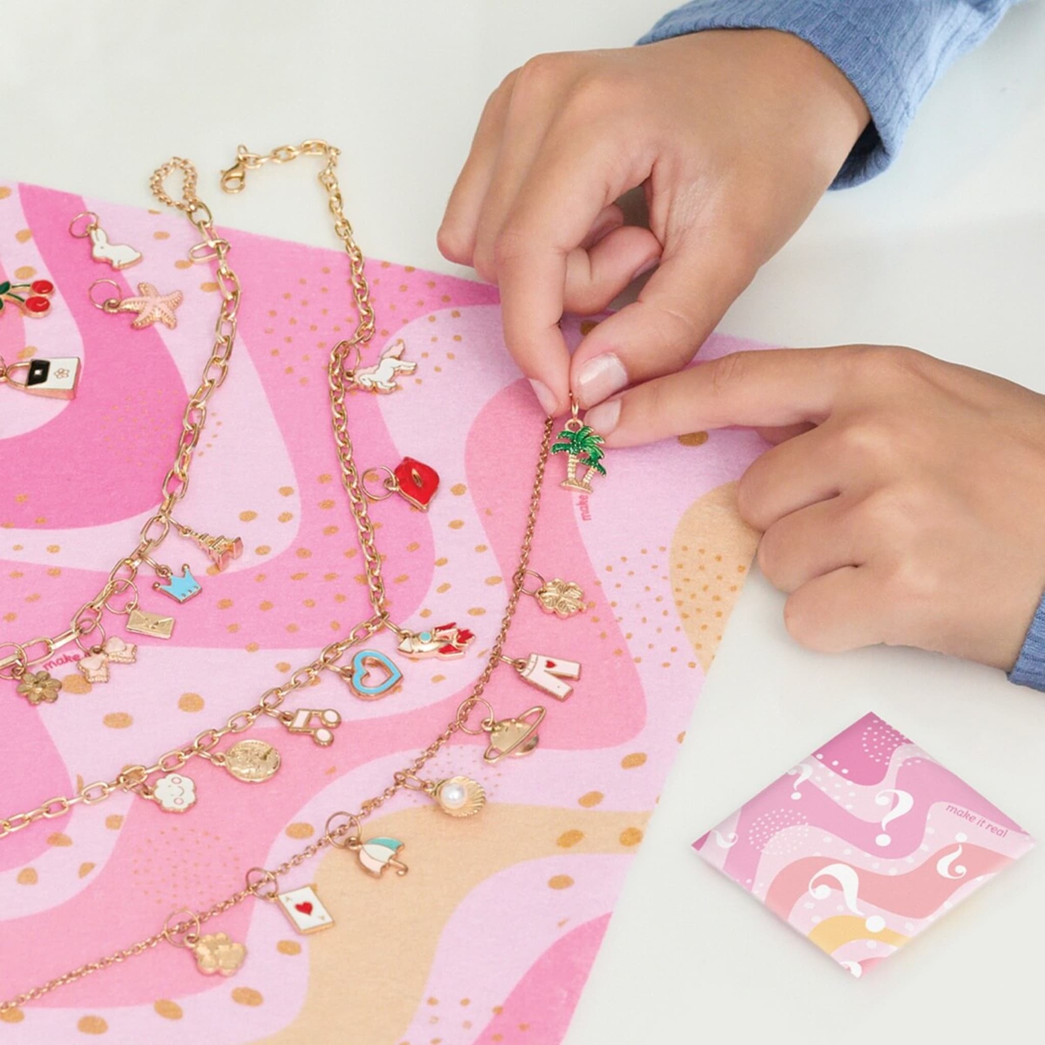 70 Piece Make It Real Handful of Charm Jewelry Set - Kmart