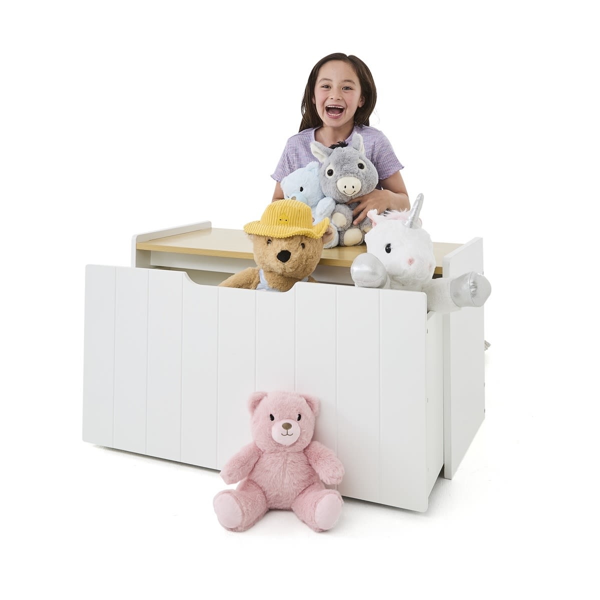 Wooden Toy Bench Chest - Kmart NZ