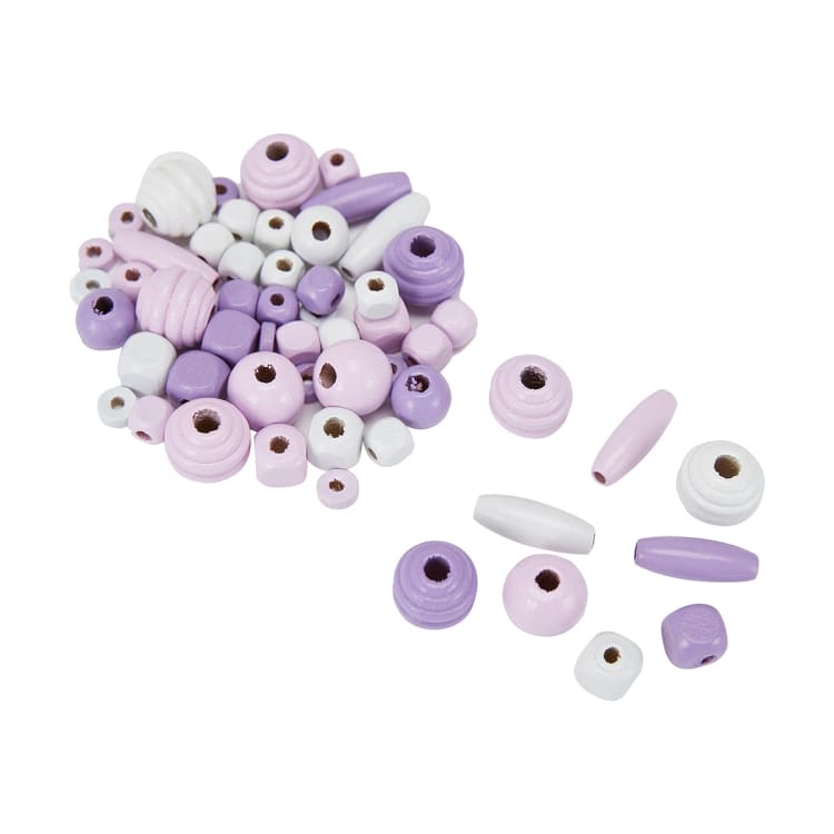 Mega Wooden Bead Set - Kmart