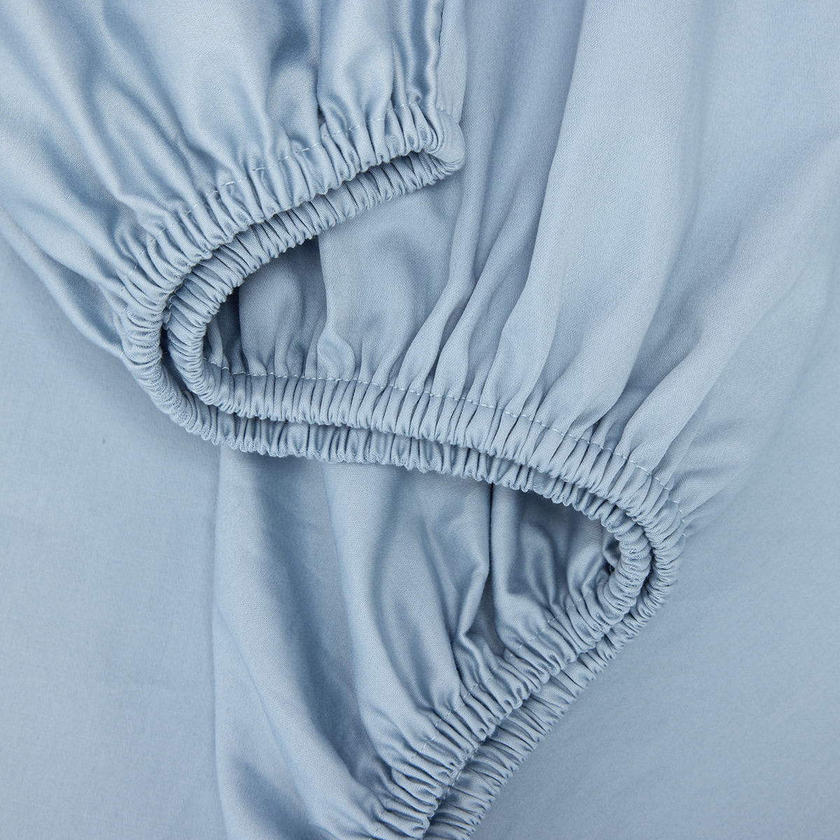 500 Thread Count Australian Grown Cotton Sheet Set - Queen Bed, Blue ...