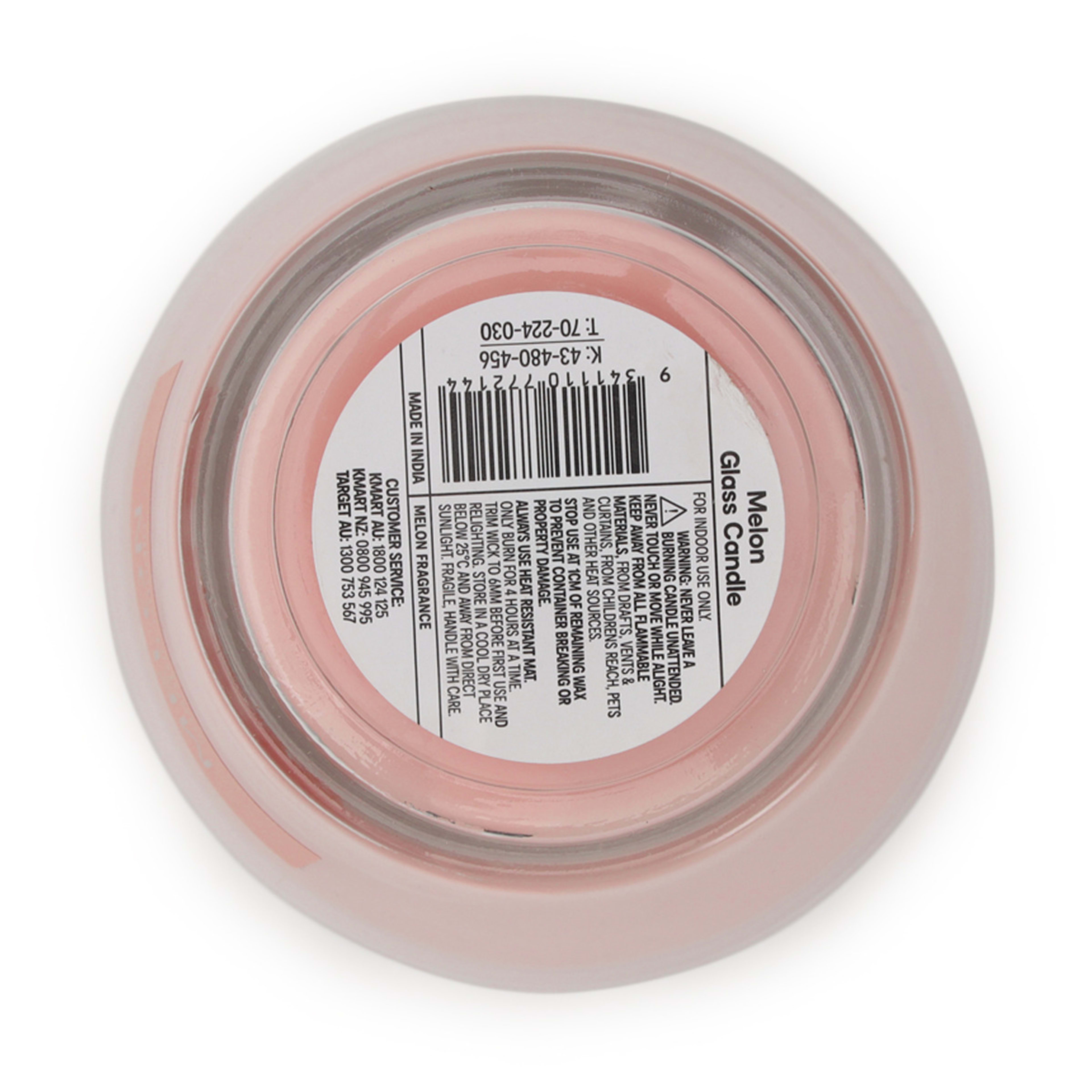 Melon Glass Candle - Kmart