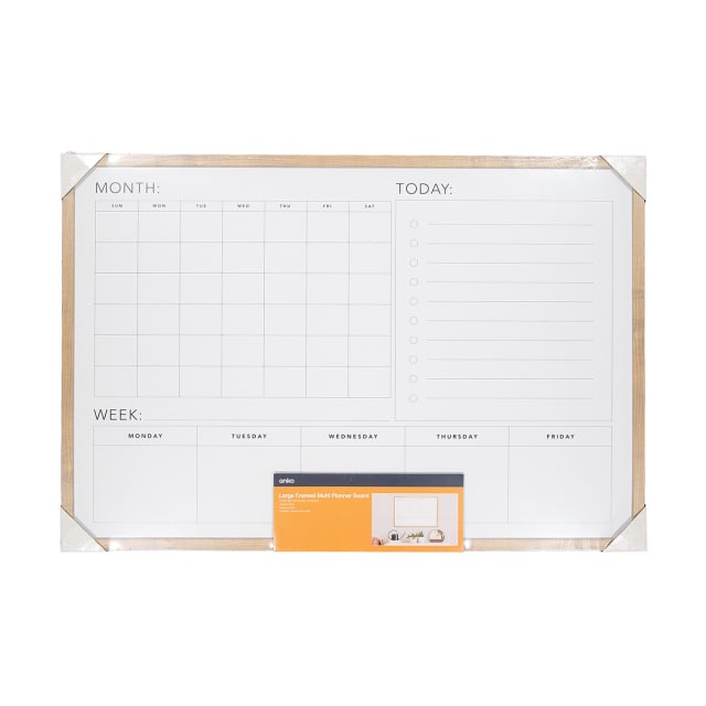 Large Frame Multi Planner Board - Kmart