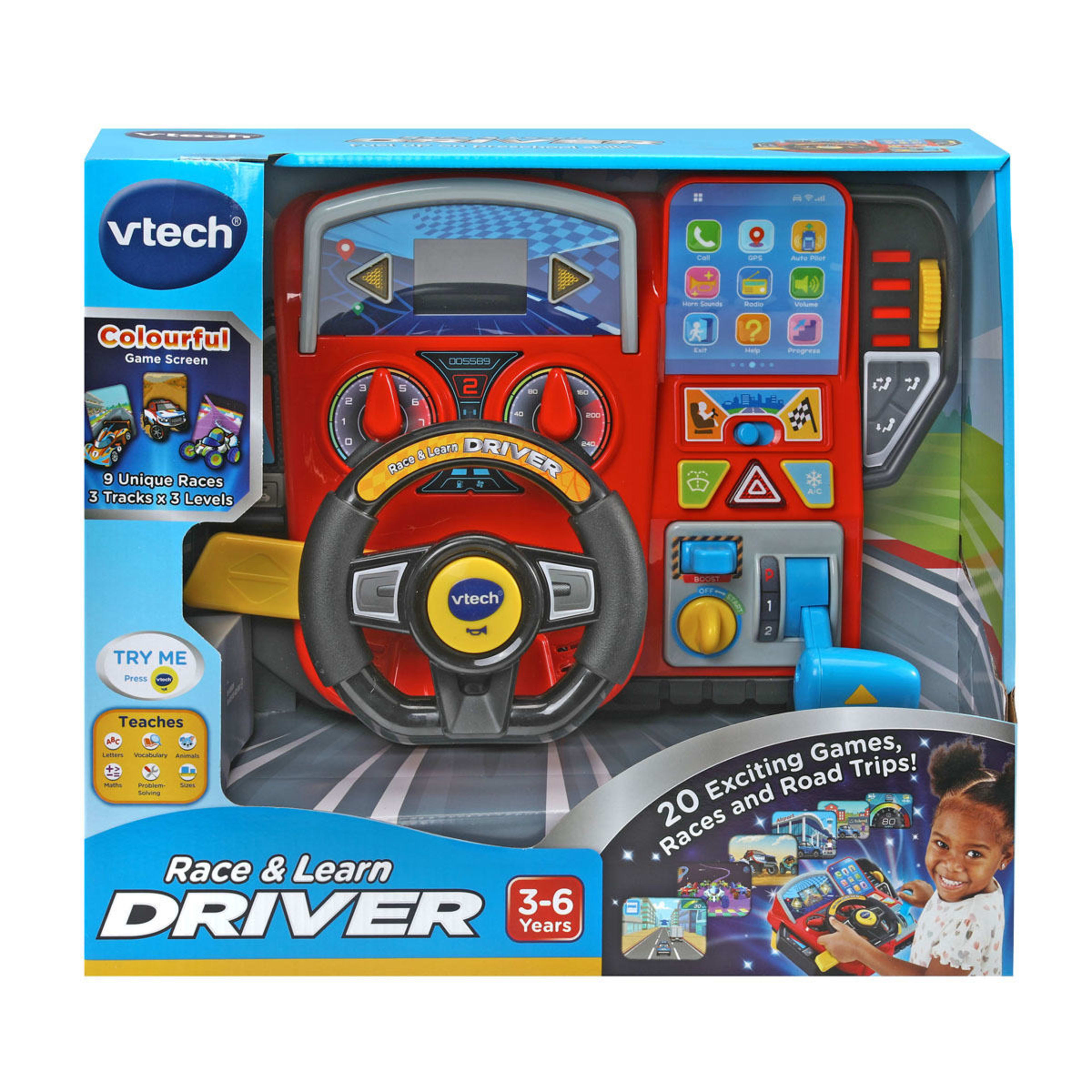 VTech Race and Learn Driver Toy - Kmart