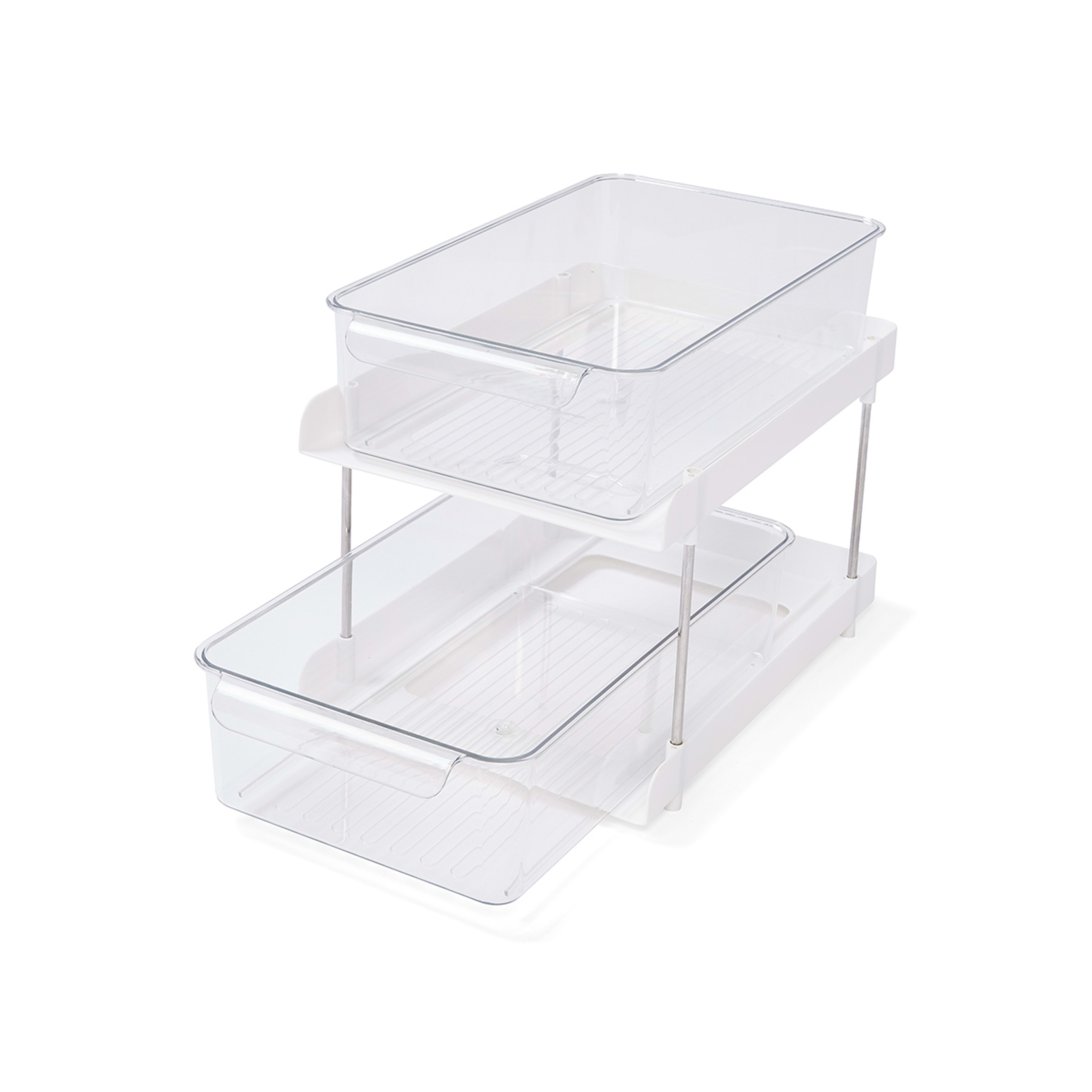 2 Tier Storage Drawers - Kmart