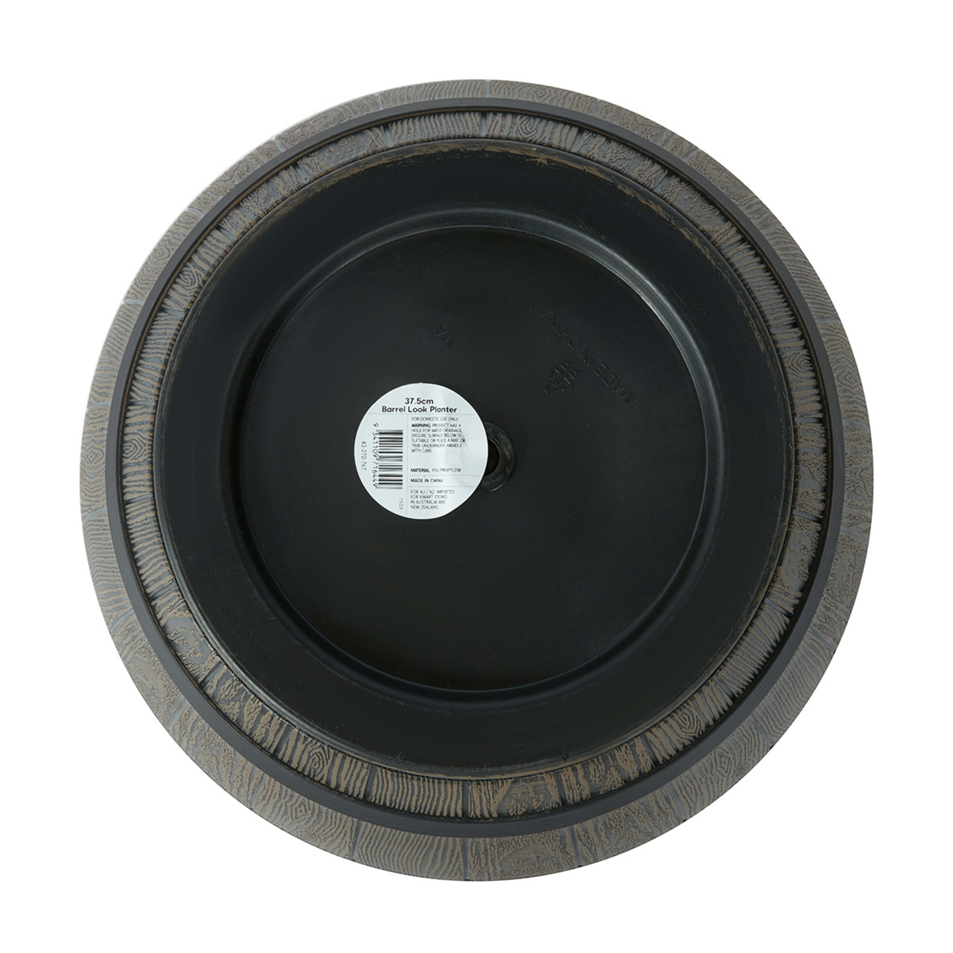 37.5cm Barrel Look Planter - Kmart