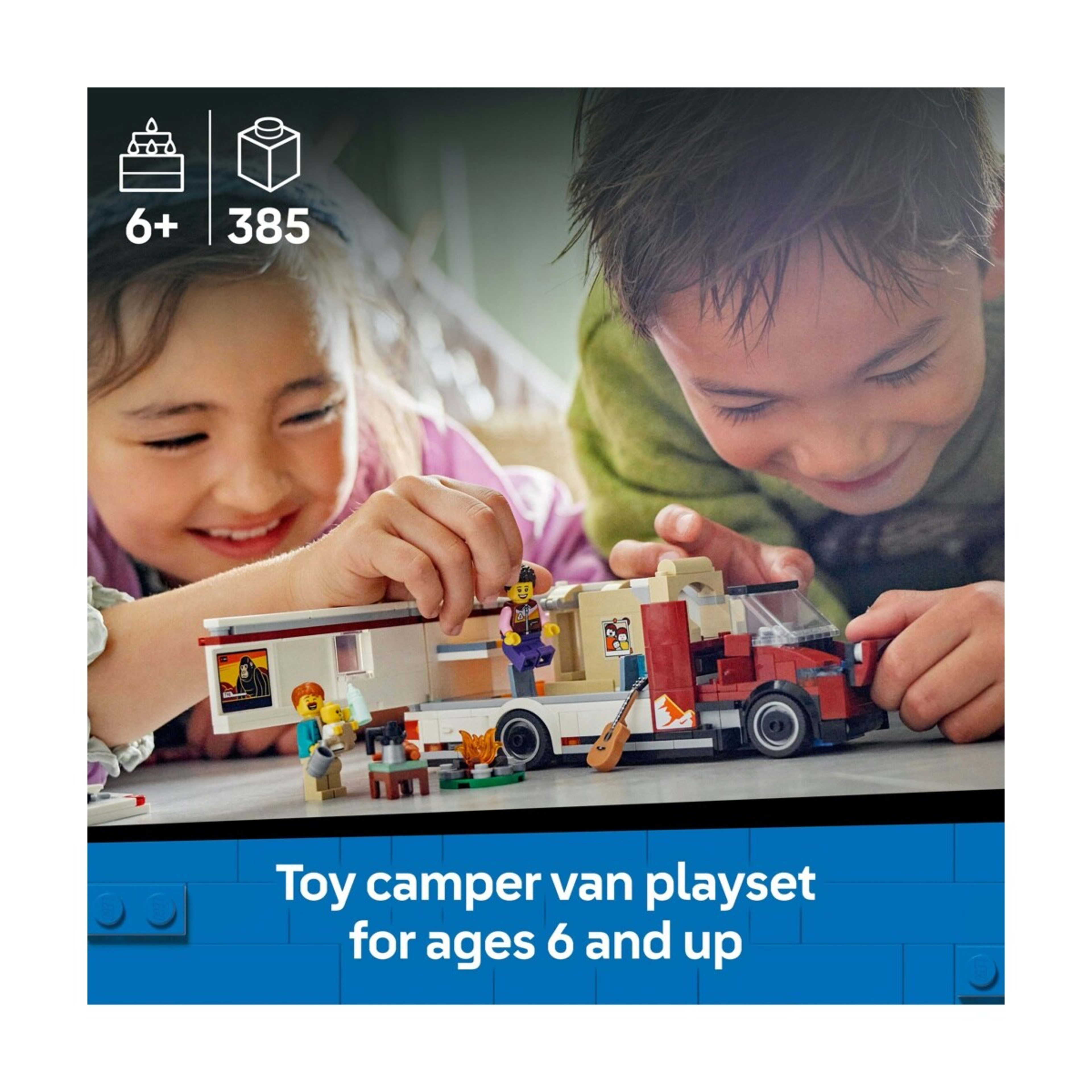 LEGO City Holiday Adventure Camper Van 60454 - Kmart