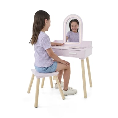 Wooden Deluxe Light Up Vanity - Kmart NZ