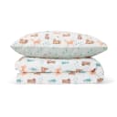 Cotton Reversible Cot Quilt Cover Set - Woodland - Kmart