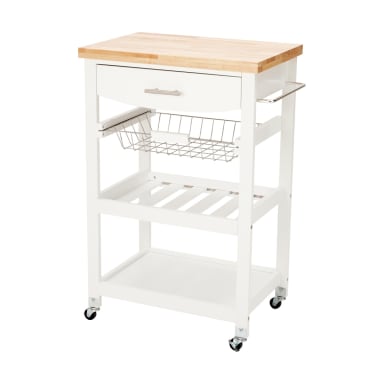 White Kitchen Trolley - Kmart
