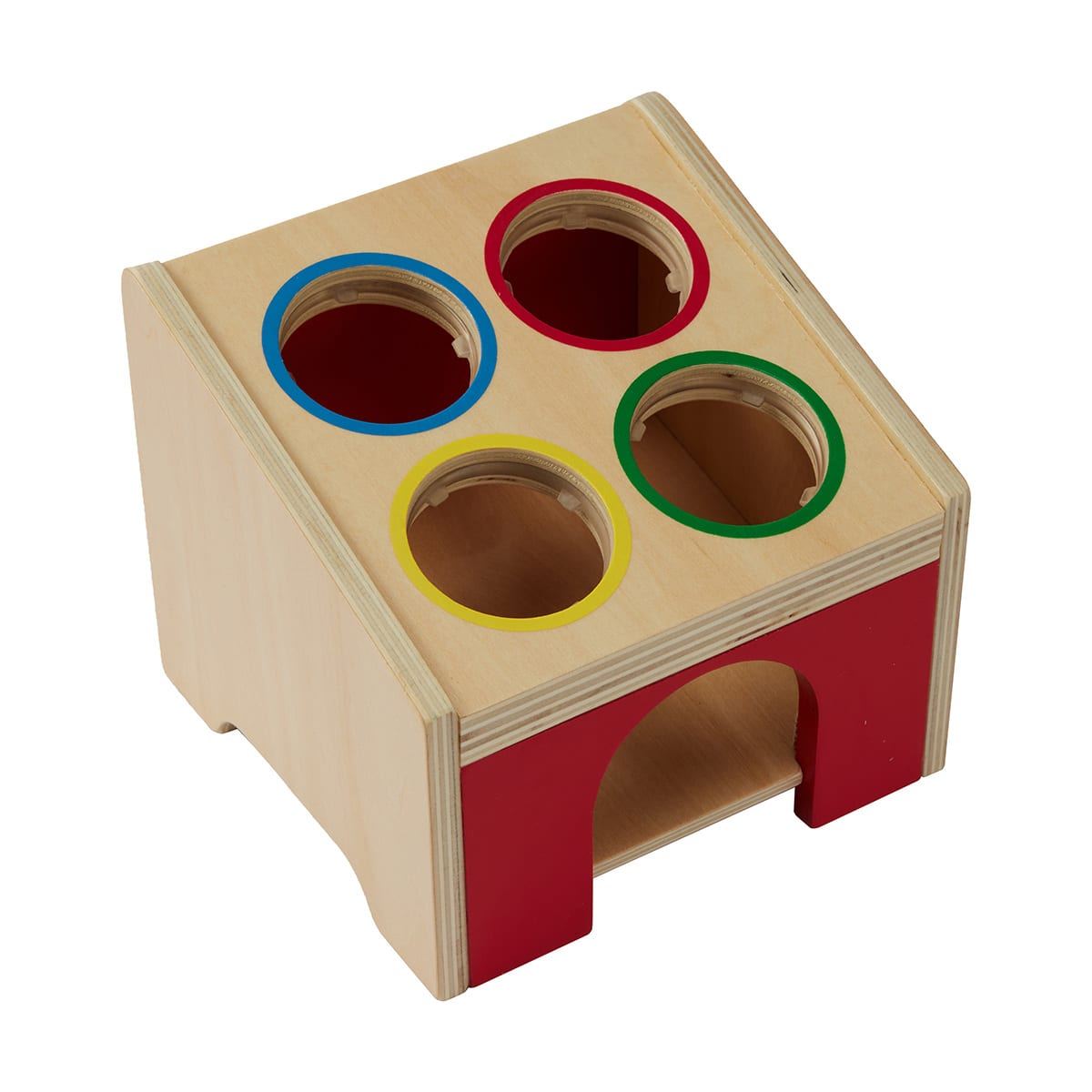 6 Piece Wooden Hammer Pound Cube - Kmart