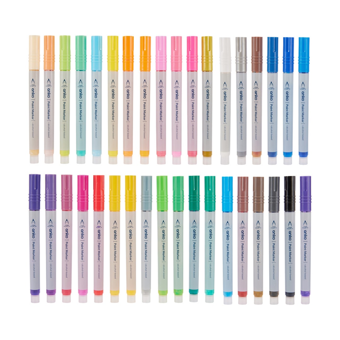 36 Pack Acrylic Paint Markers - Kmart