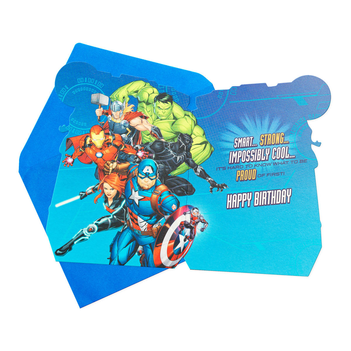 Hallmark Marvel Avengers Birthday Card For Son - Kmart