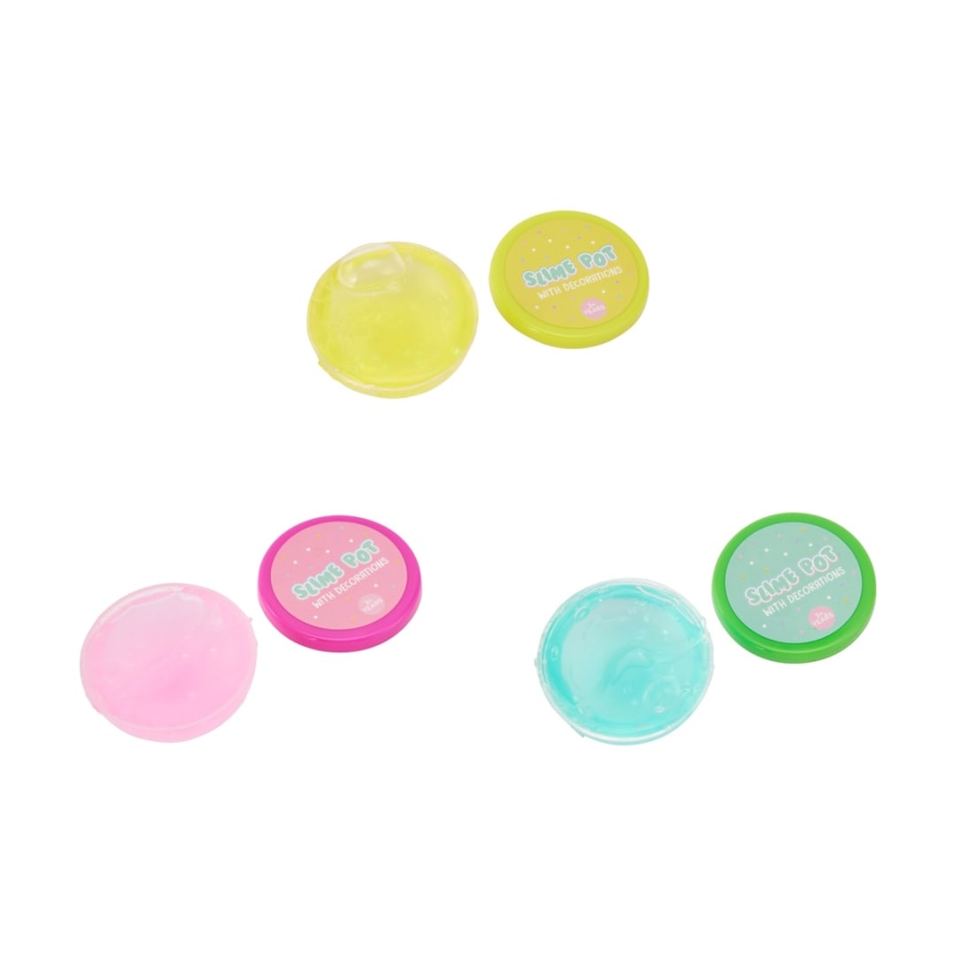 6 Pack Slime Pots with Decorations - Kmart