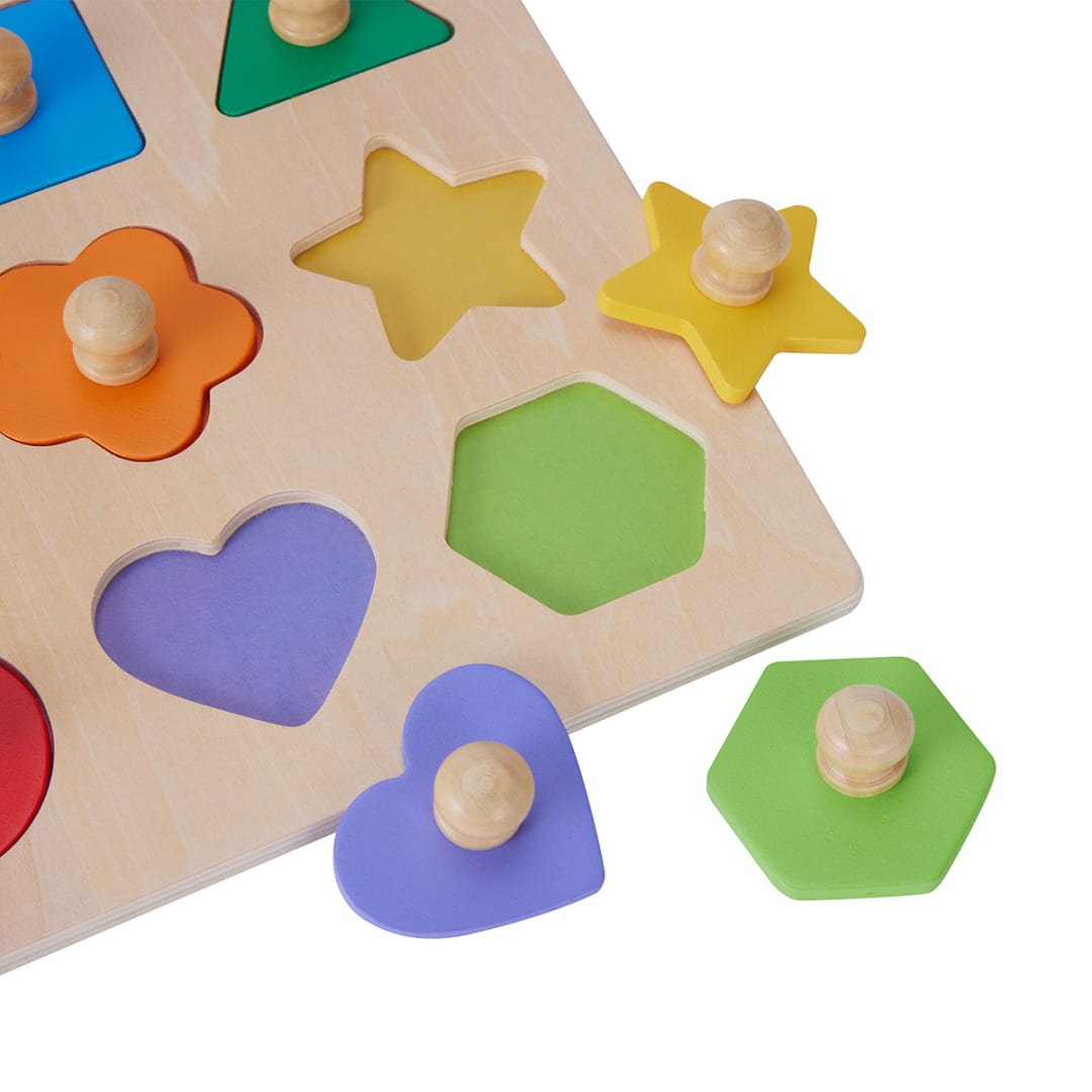 Wooden Shape Puzzle - Kmart