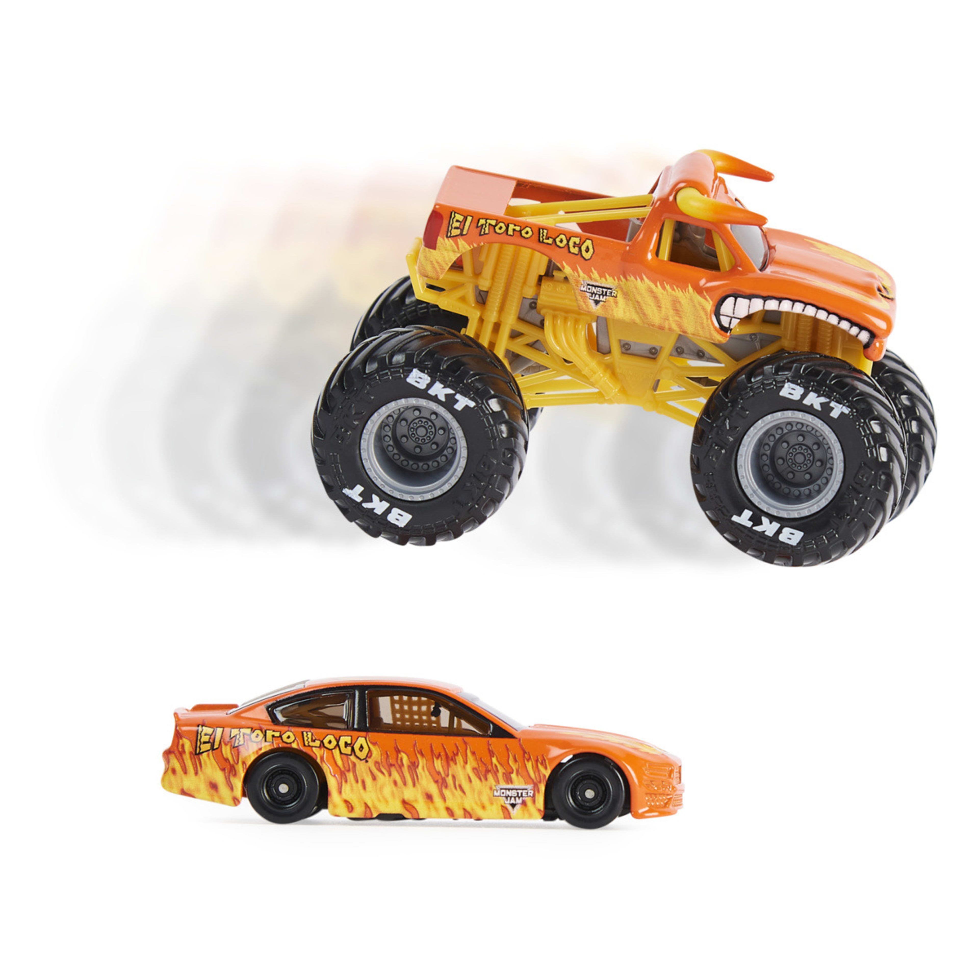 Monster Jam 1:64 Scale Truck and Race Car Set - Assorted - Kmart NZ