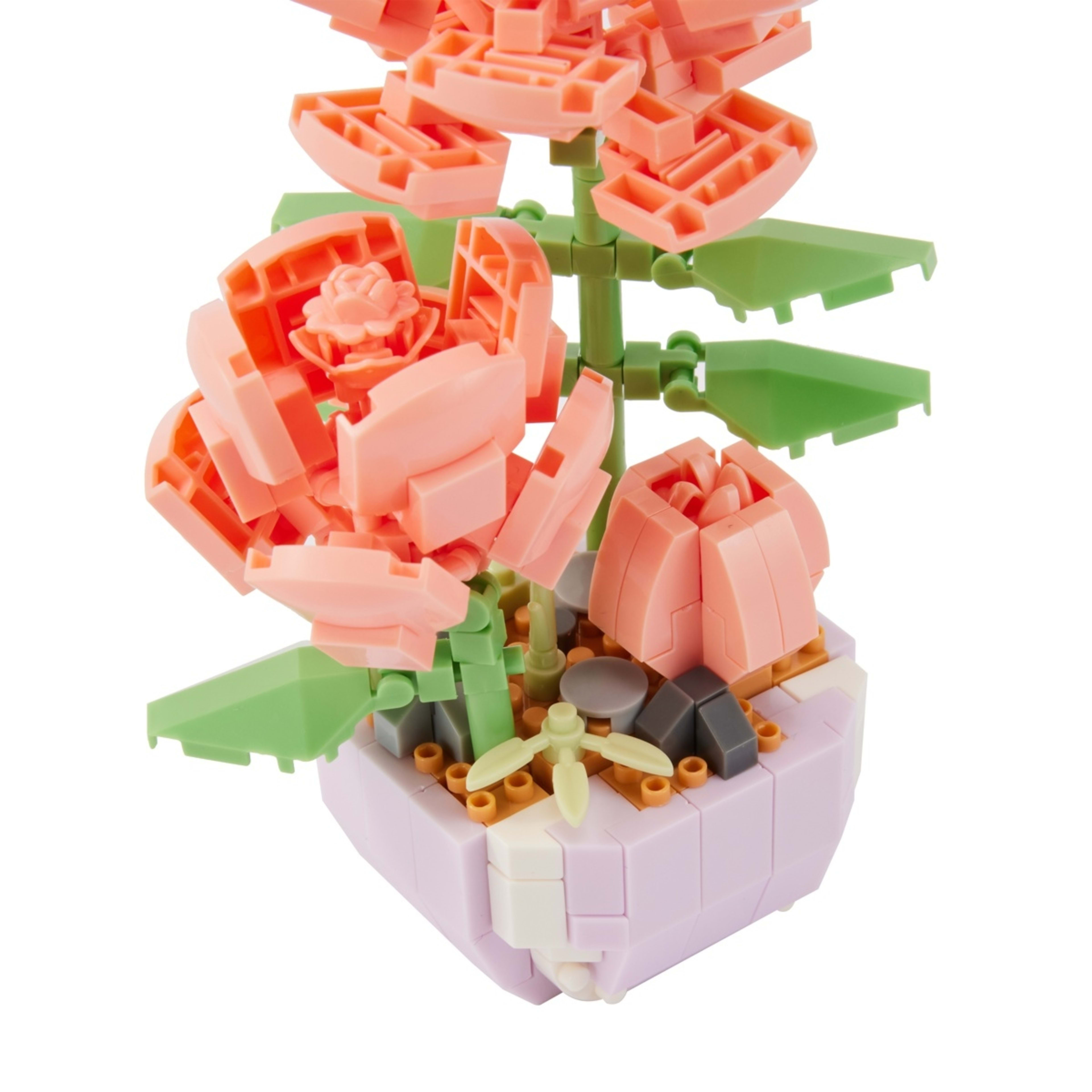Mini Blocks Flower Series: Mini Flower Pot Playset - Assorted - Kmart