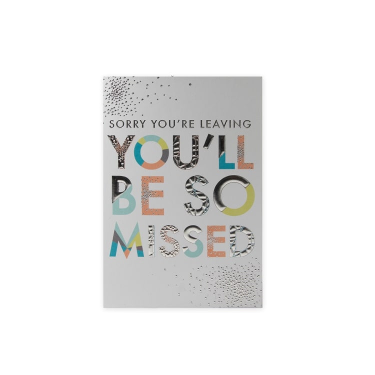 Connections from Hallmark Farewell Card - You'll Be Missed - Kmart