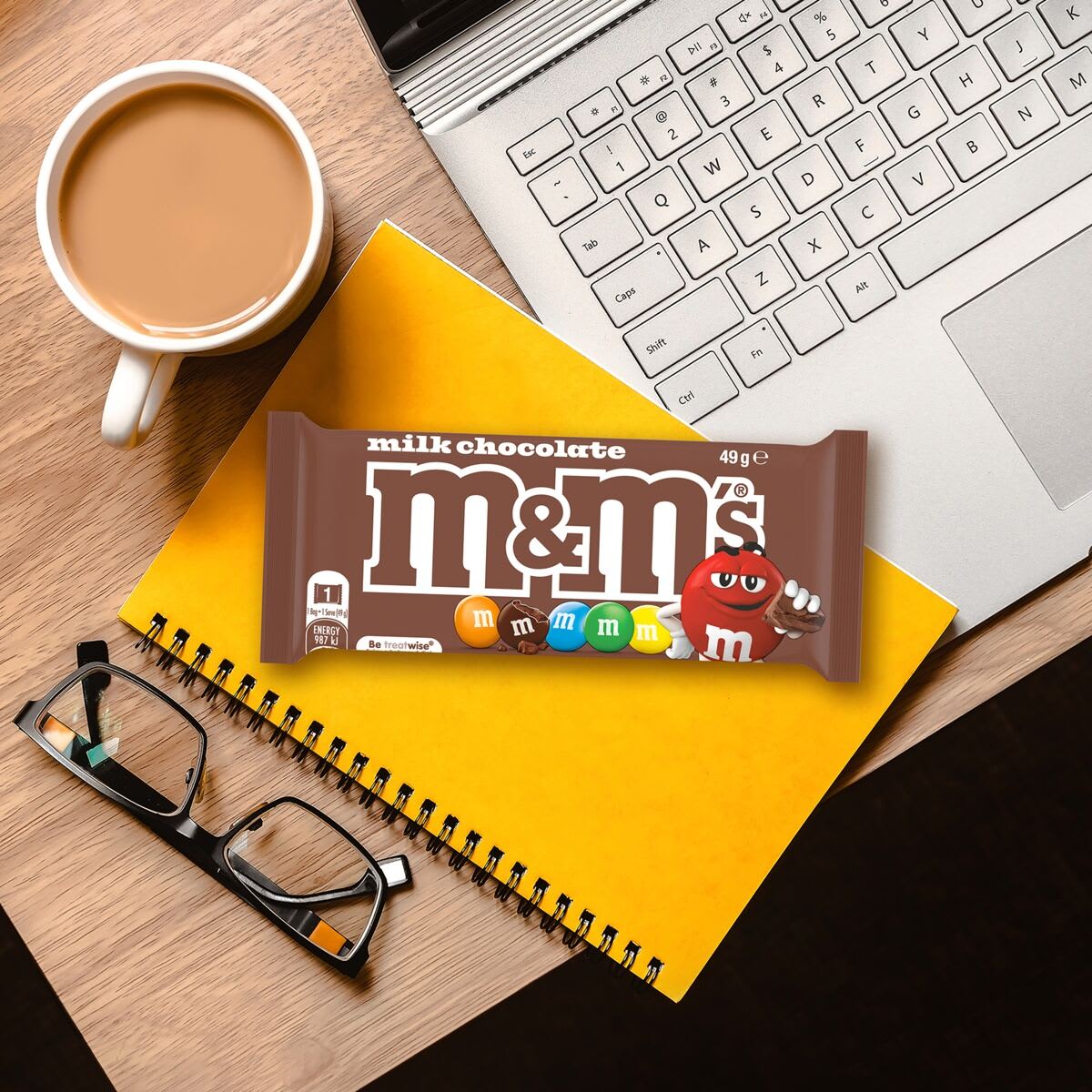 M&M's Milk Chocolate Singles Bag 49g - Kmart