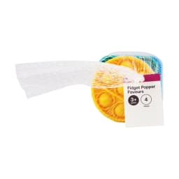 4 Piece Fidget Popper Favours - Kmart