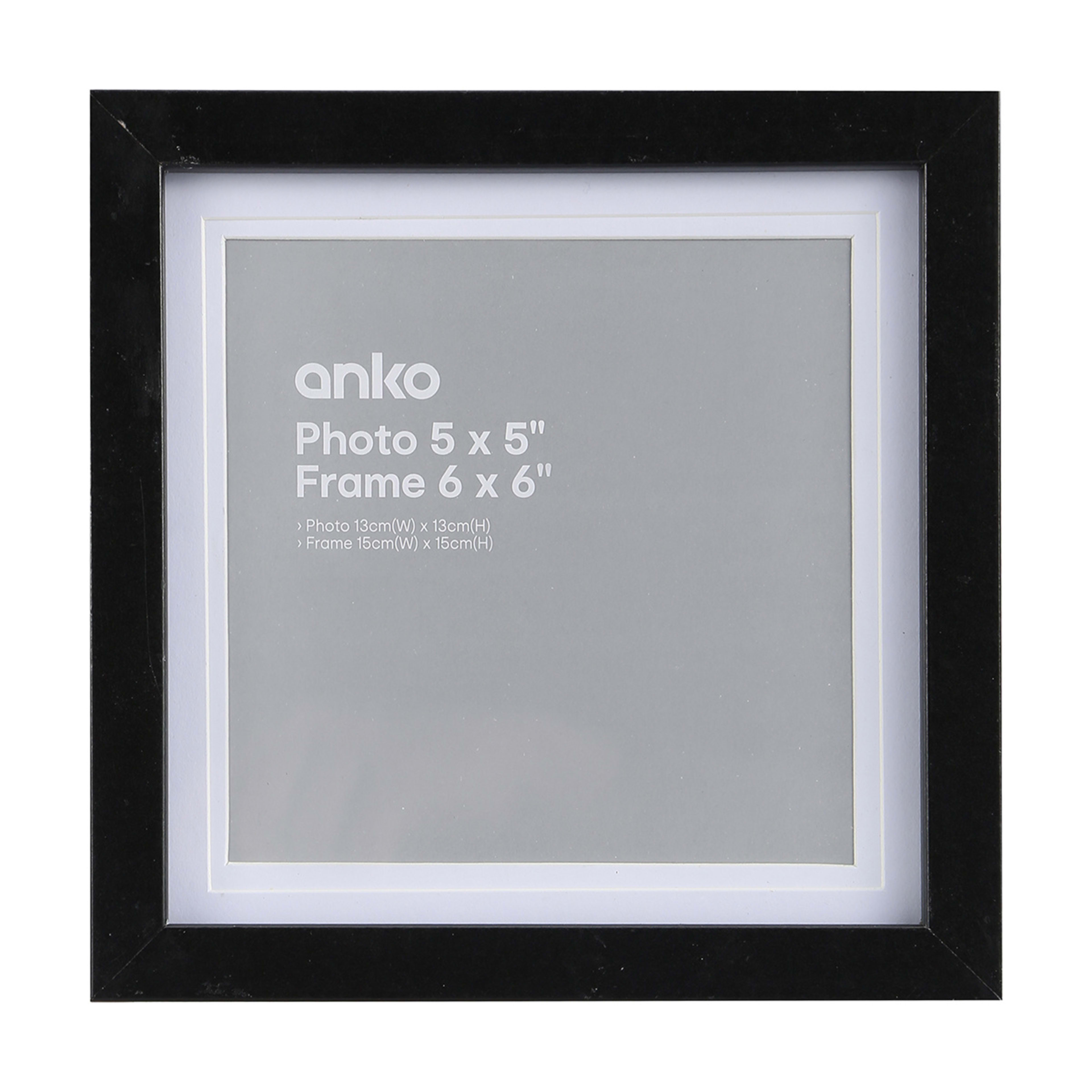 Frame 5in. x 5in. Nice Black - Kmart