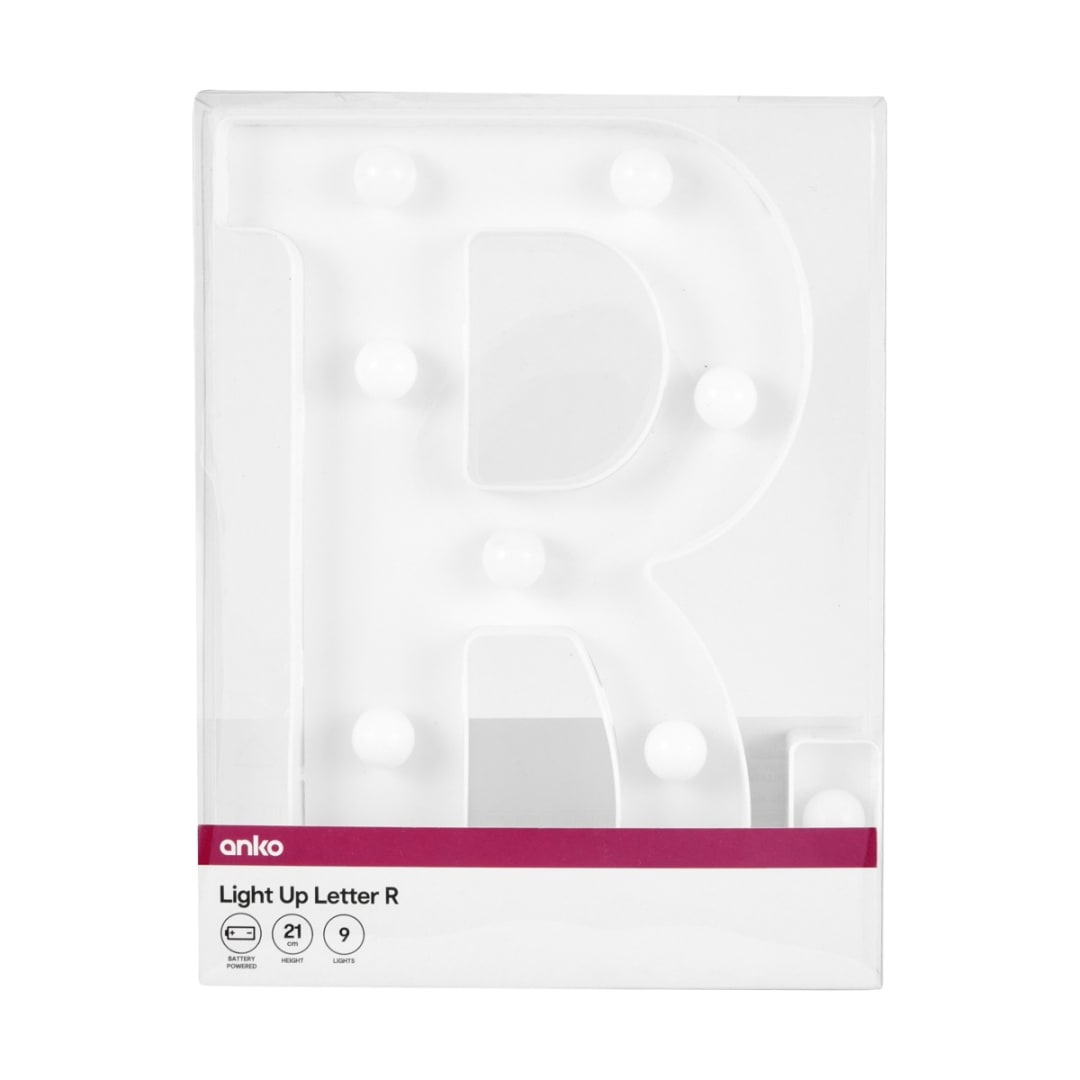 Light Up Letter - R - Kmart
