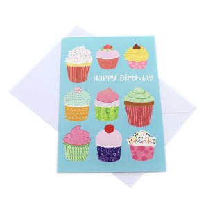Hallmark Birthday Card - Cupcakes - Kmart