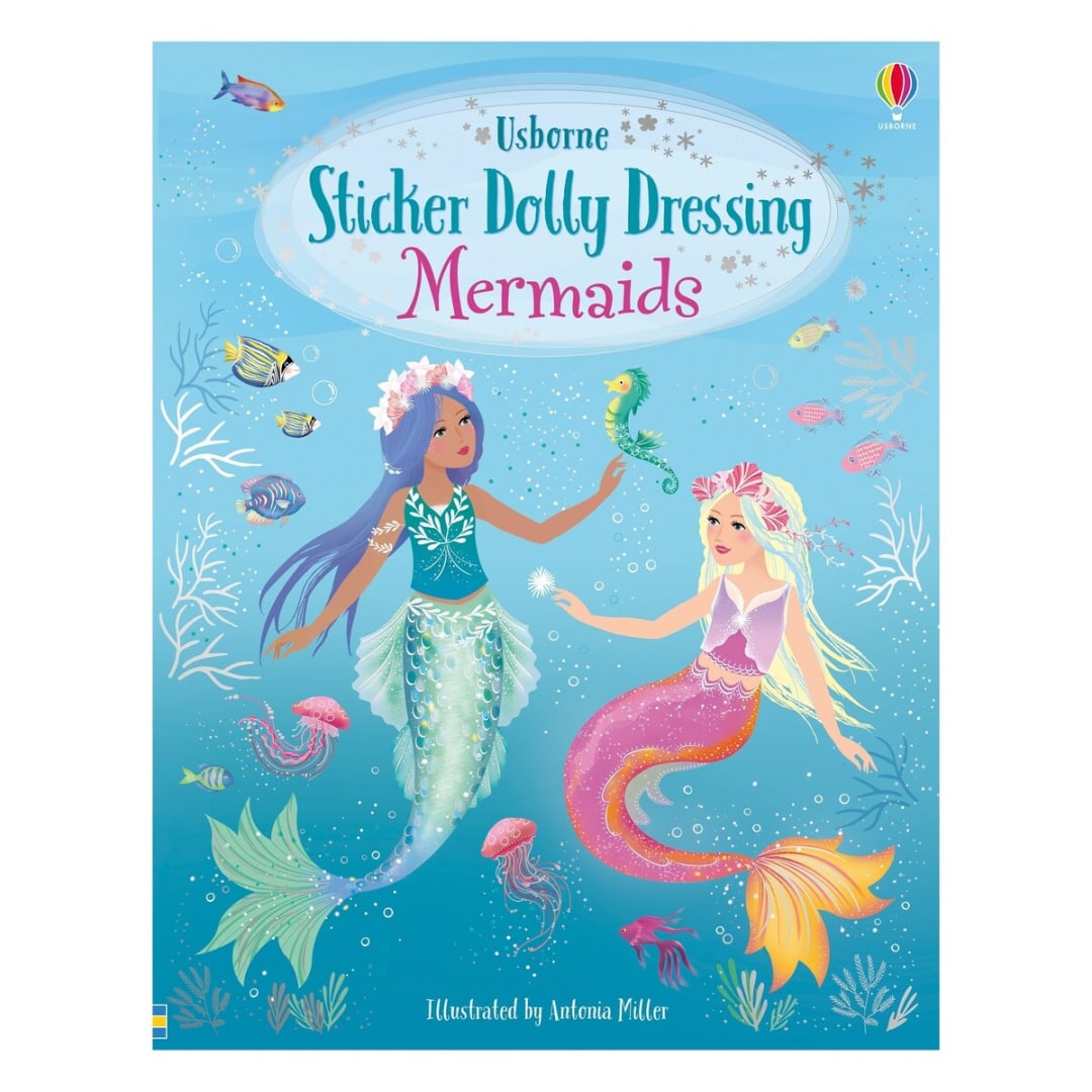 Usborne Sticker Dolly Dressing Mermaids by Fiona Watt - Book - Kmart