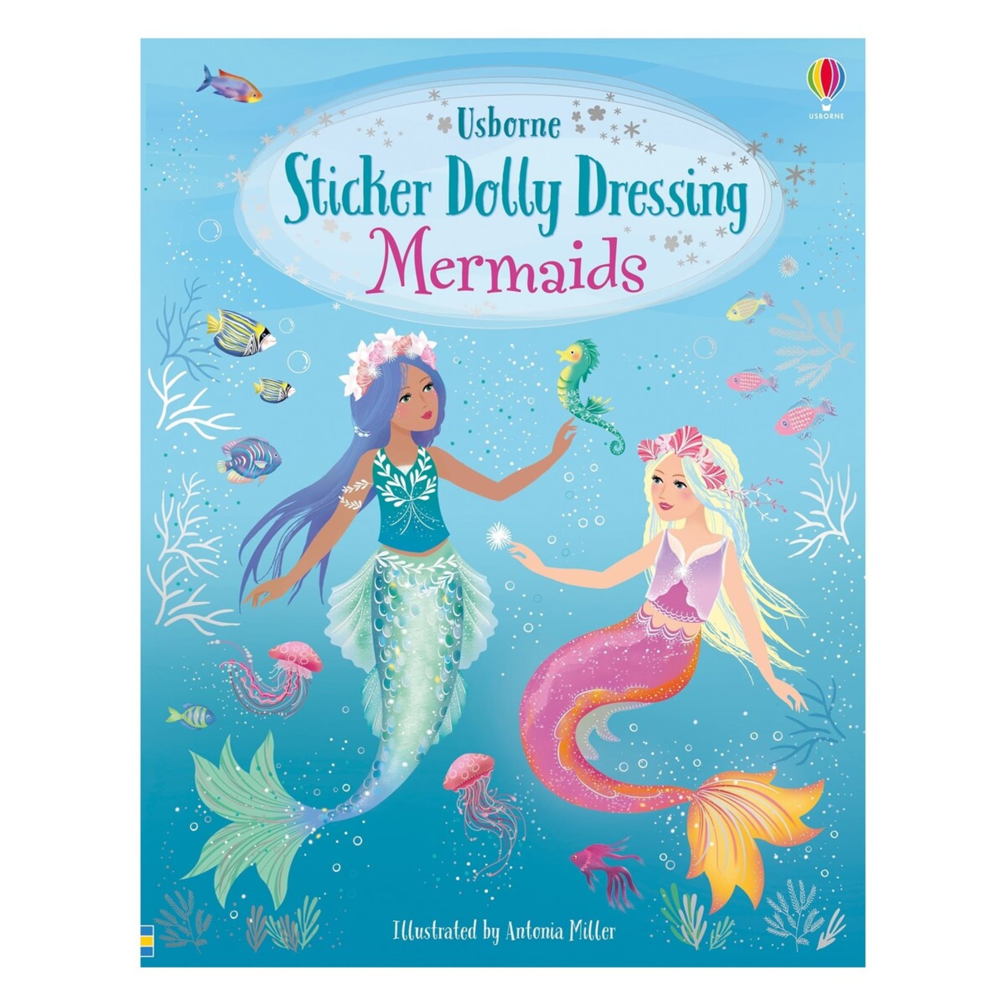 Usborne Sticker Dolly Dressing Mermaids by Fiona Watt - Book - Kmart